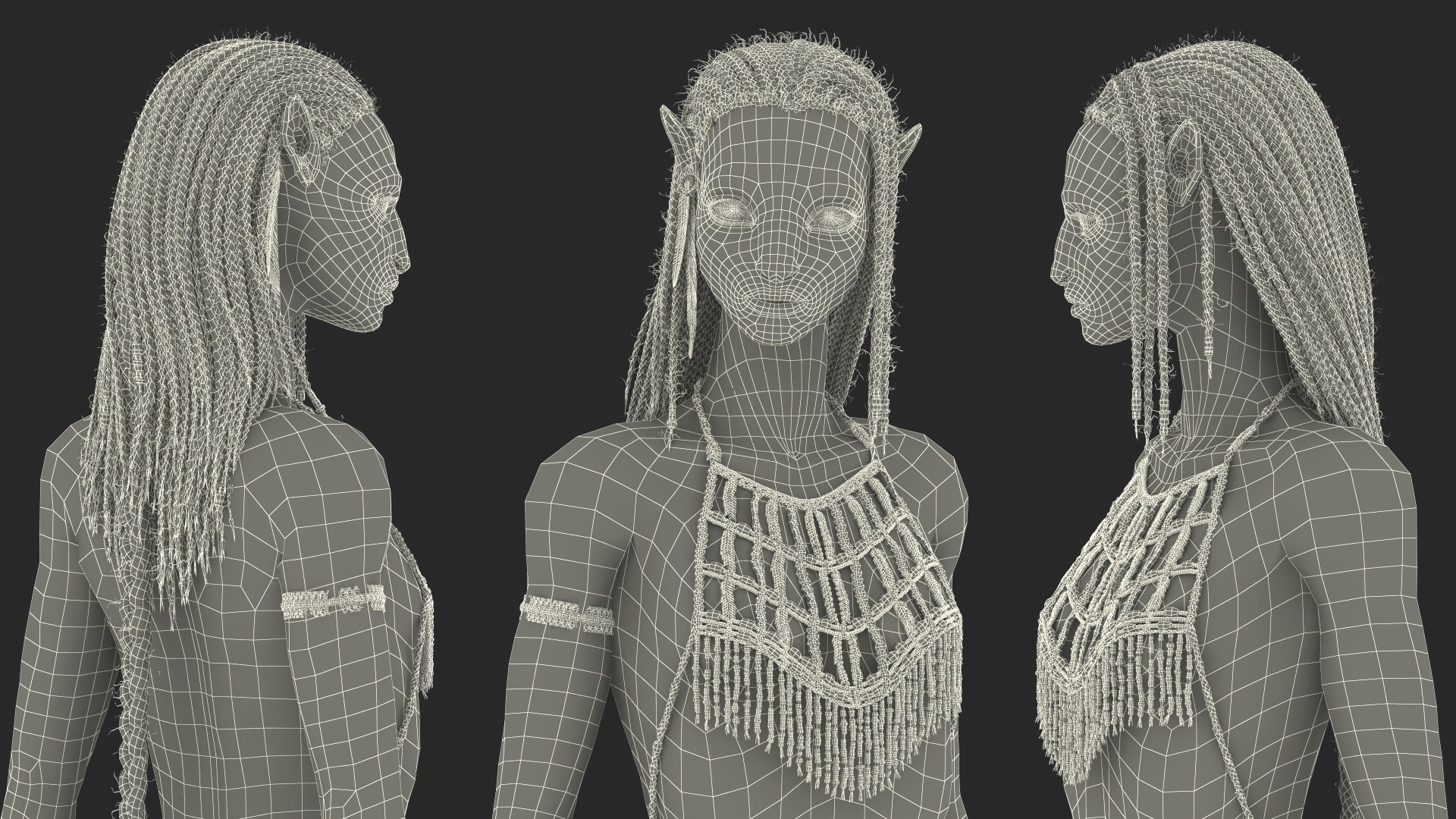 Neytiri Avatar Rigged For Maya 3D Model - TurboSquid 2141018