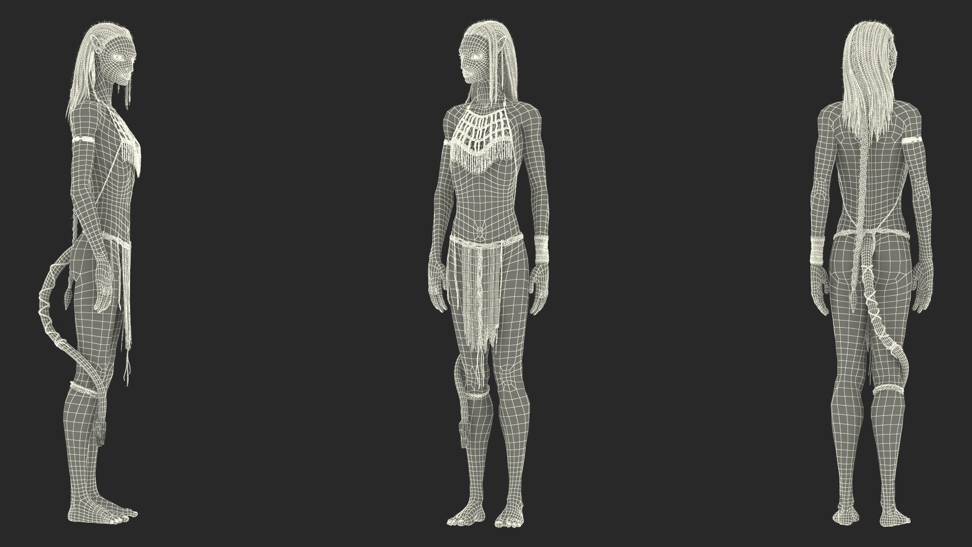 Neytiri Avatar Rigged For Maya 3D Model - TurboSquid 2141018