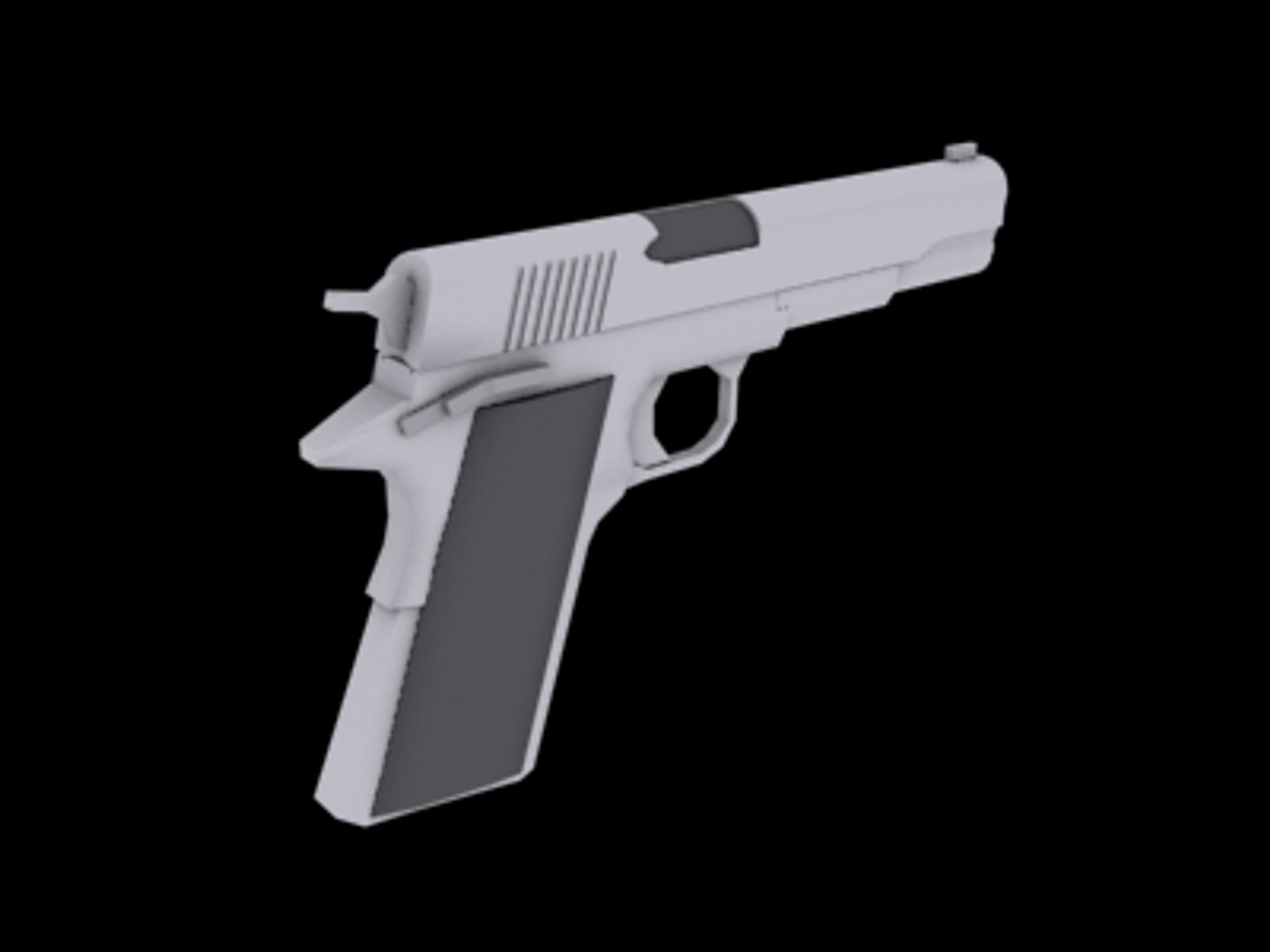3d Colt 45 Pistol