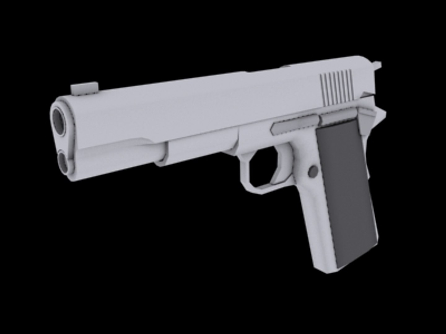 3d Colt 45 Pistol
