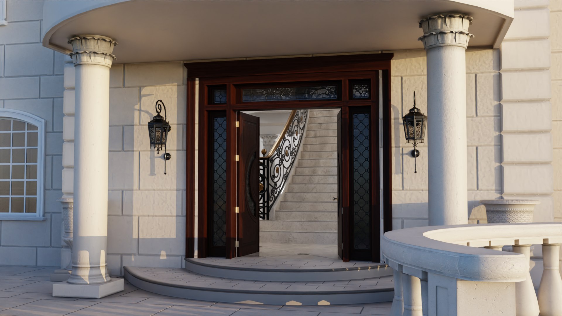 Mega Mansion 3D Model - TurboSquid 2220779