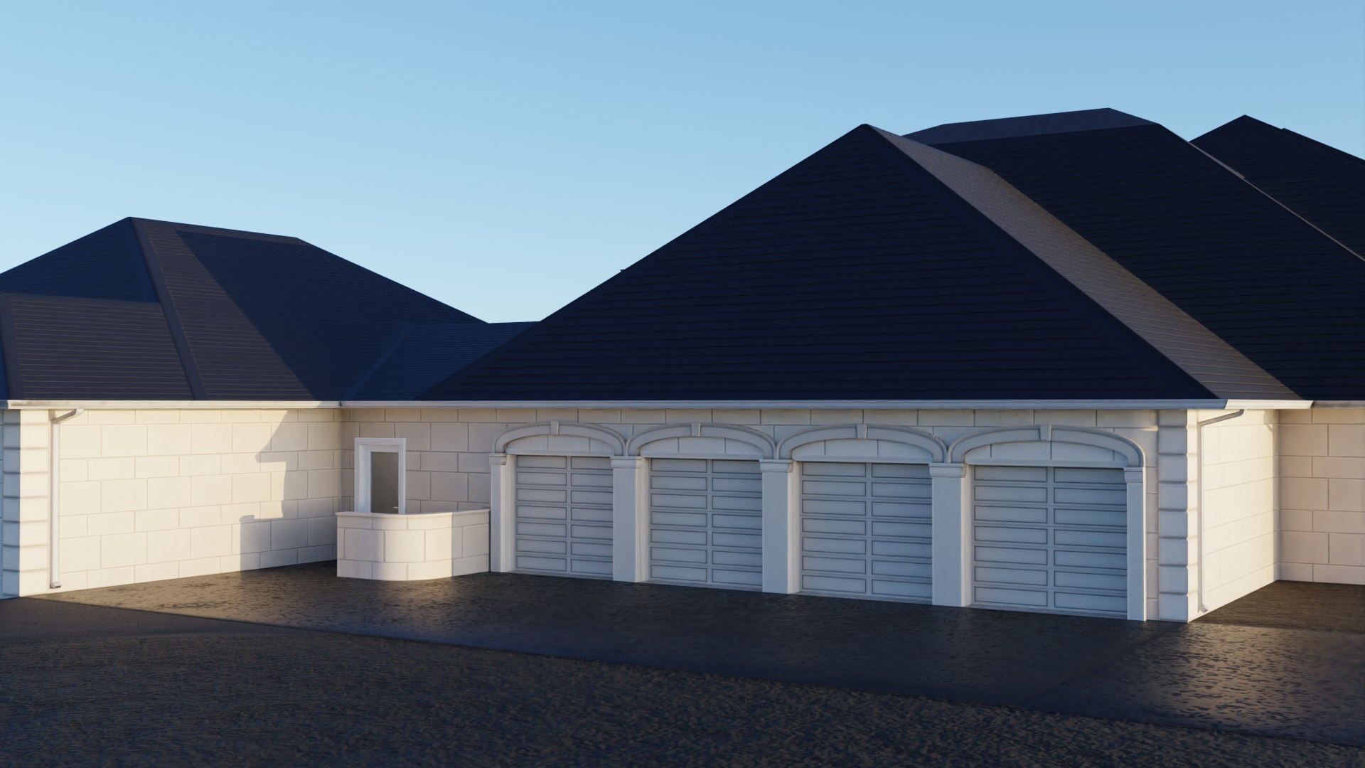 Mega Mansion 3D Model - TurboSquid 2220779