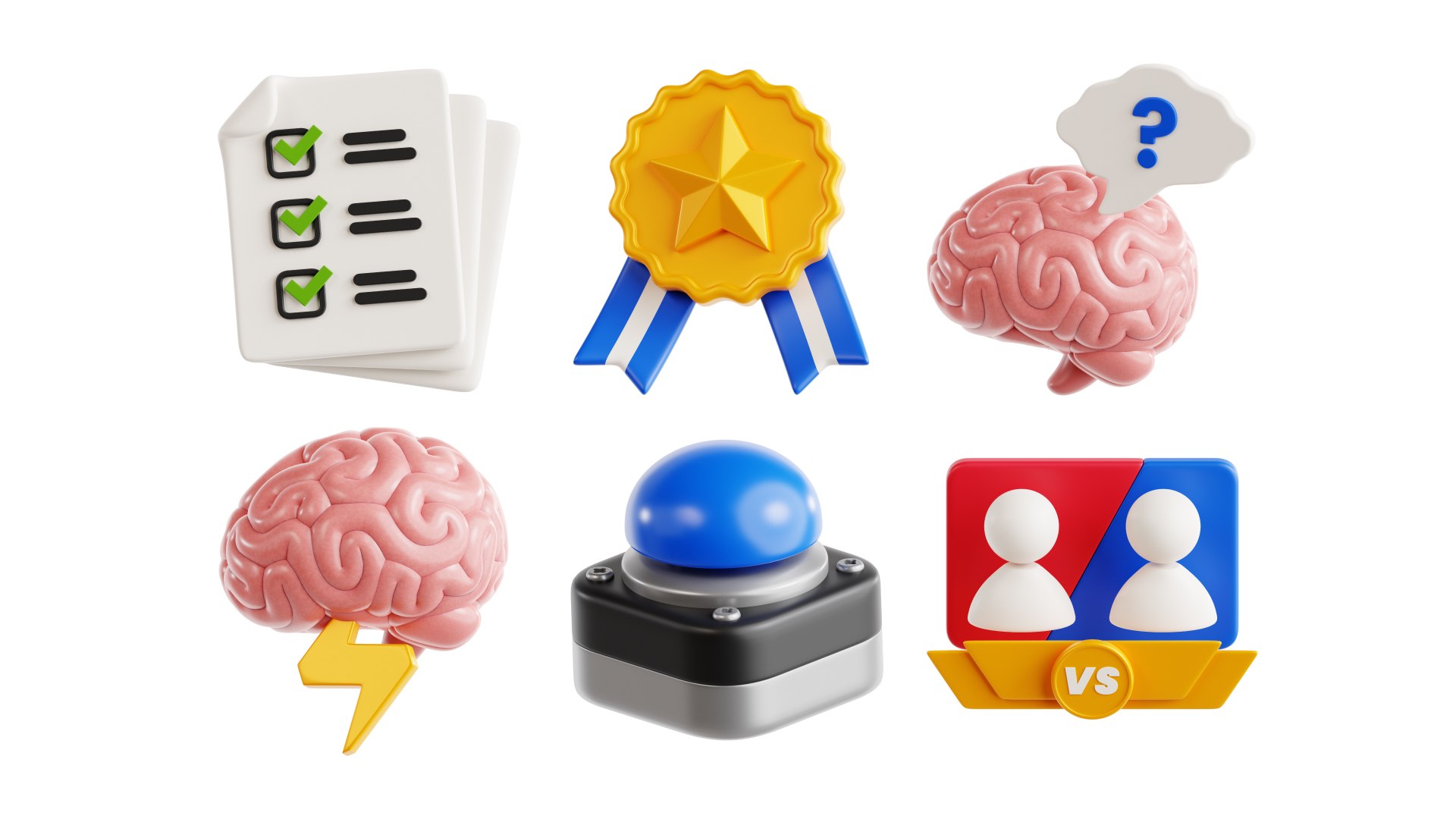 3D Quiz 3D Collection - TurboSquid 2329848