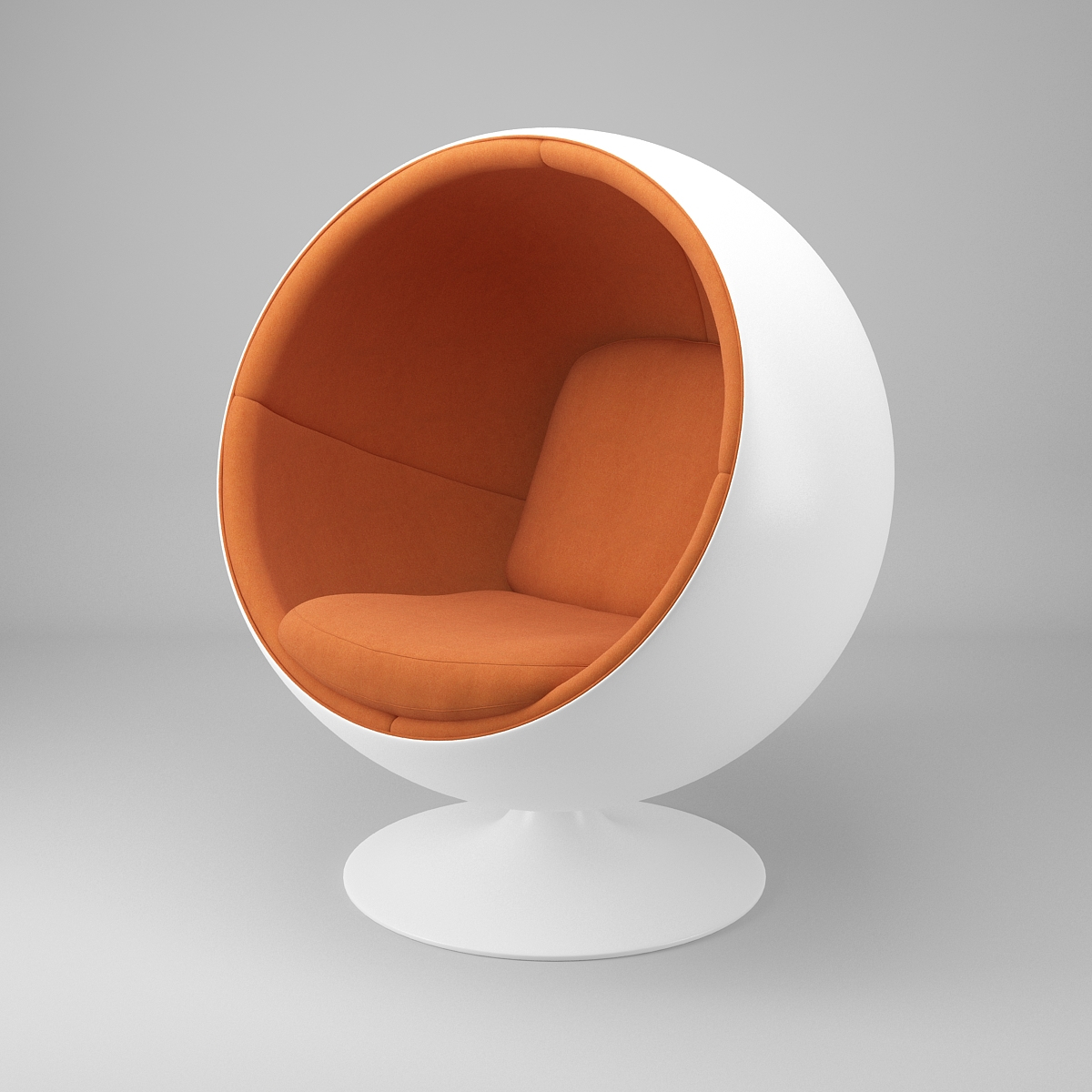 ball chair furniture eero aarnio 3d max