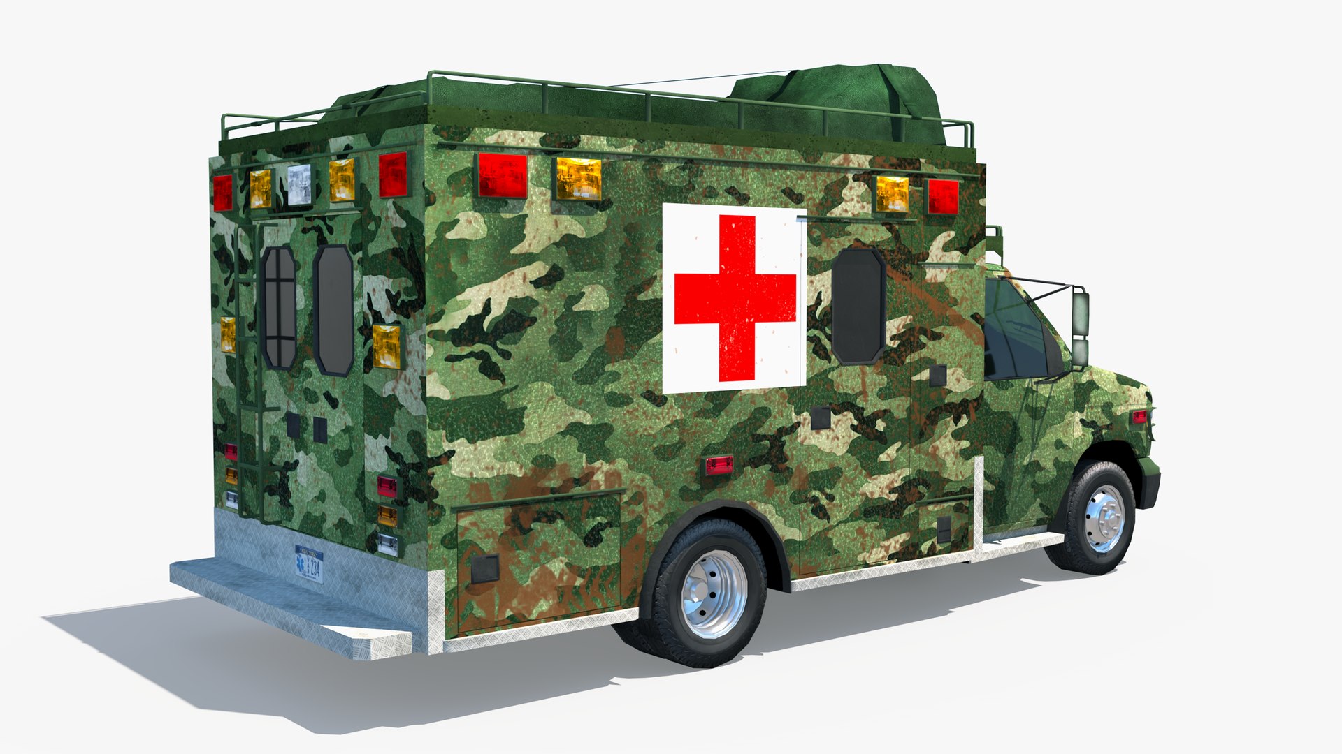 Military Ambulance Truck Army 3D Model - TurboSquid 1454844