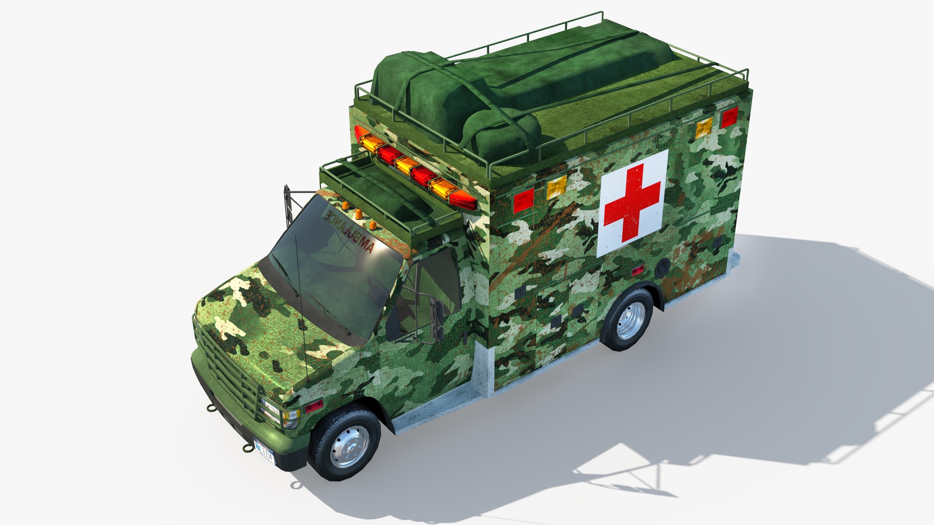 Military Ambulance Truck Army 3D Model - TurboSquid 1454844