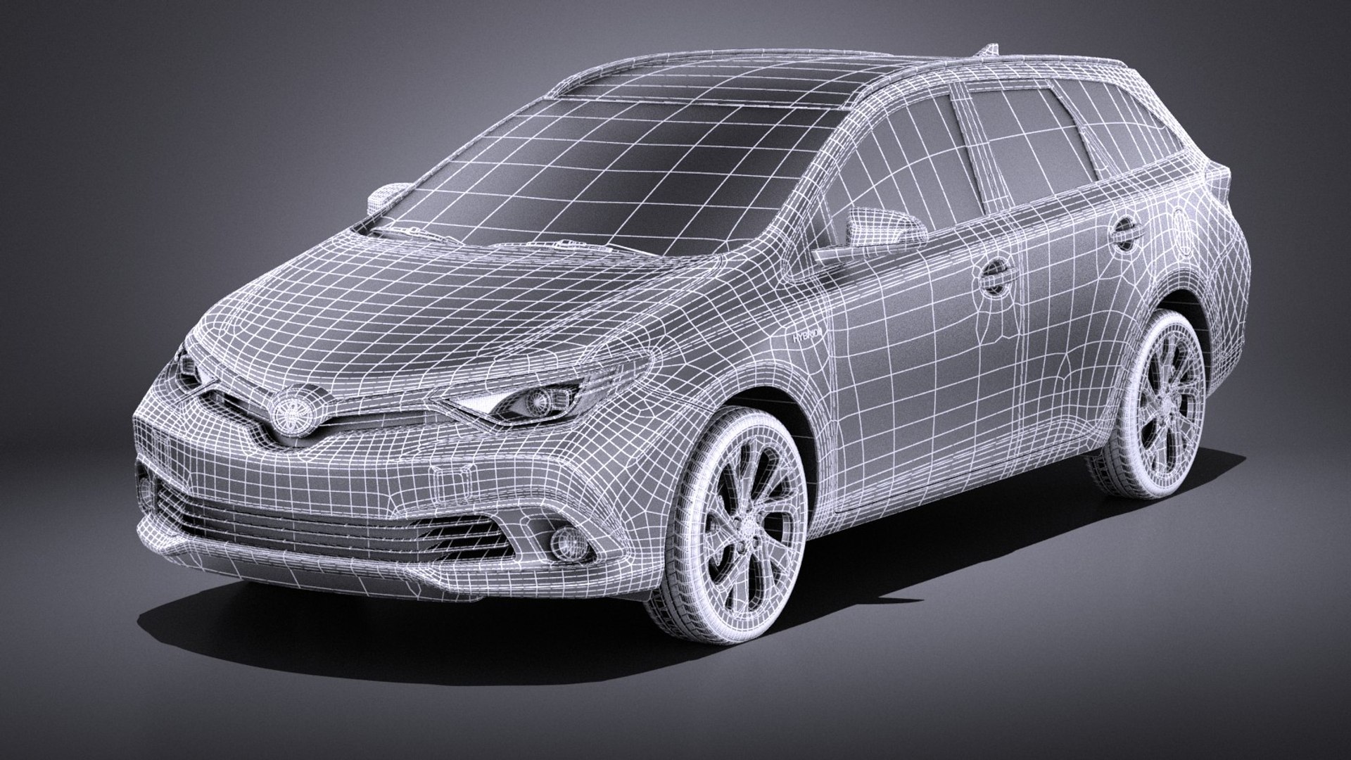 Toyota sports touring 3D - TurboSquid 1250222