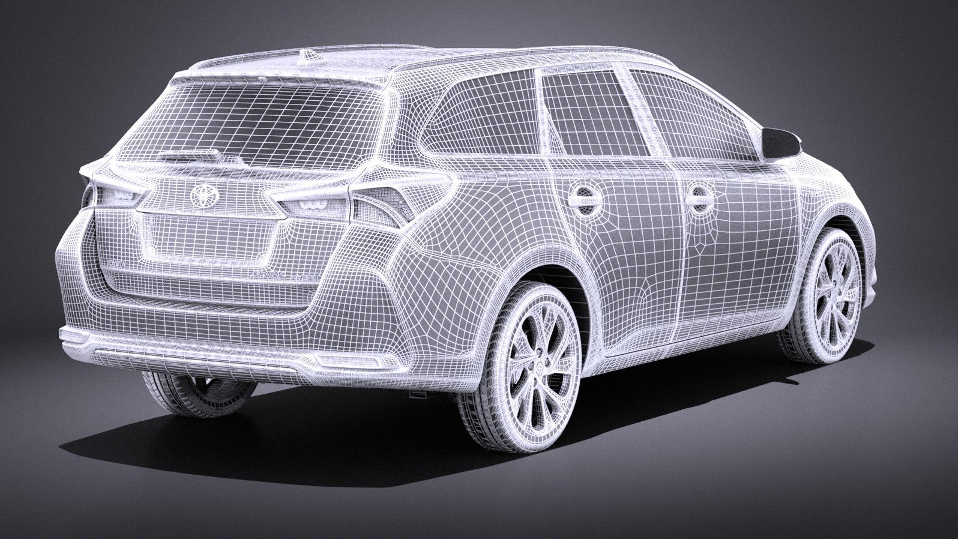 Toyota sports touring 3D - TurboSquid 1250222