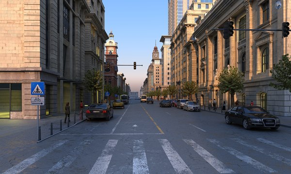 3D City Block 01 - TurboSquid 2003859