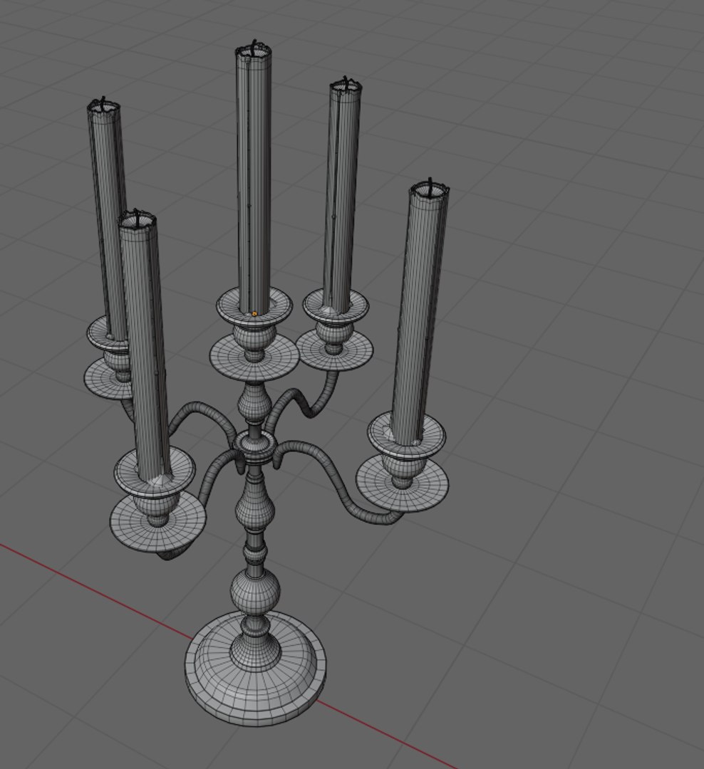 3D Candlestick Pack - TurboSquid 1736925