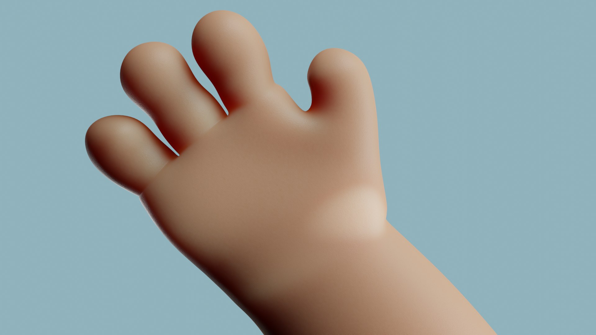 3D Cartoon Hand Baby - Blender - Low Poly - TurboSquid 1932663