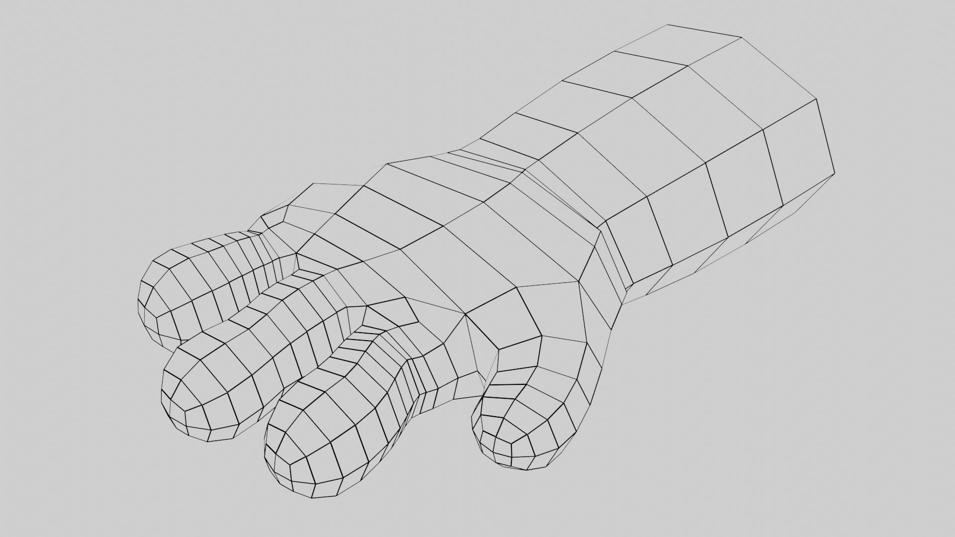 3D Cartoon Hand Baby - Blender - Low Poly - TurboSquid 1932663