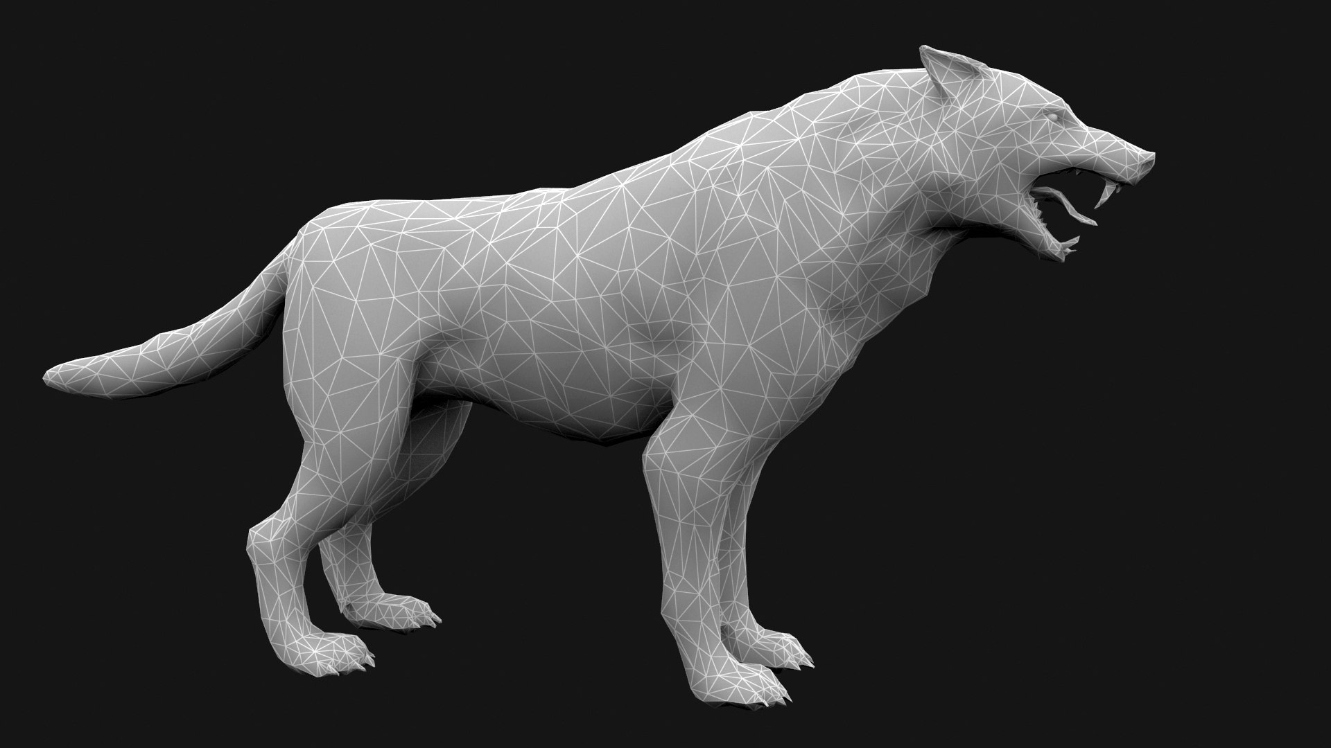 3D Wolf - TurboSquid 2180509