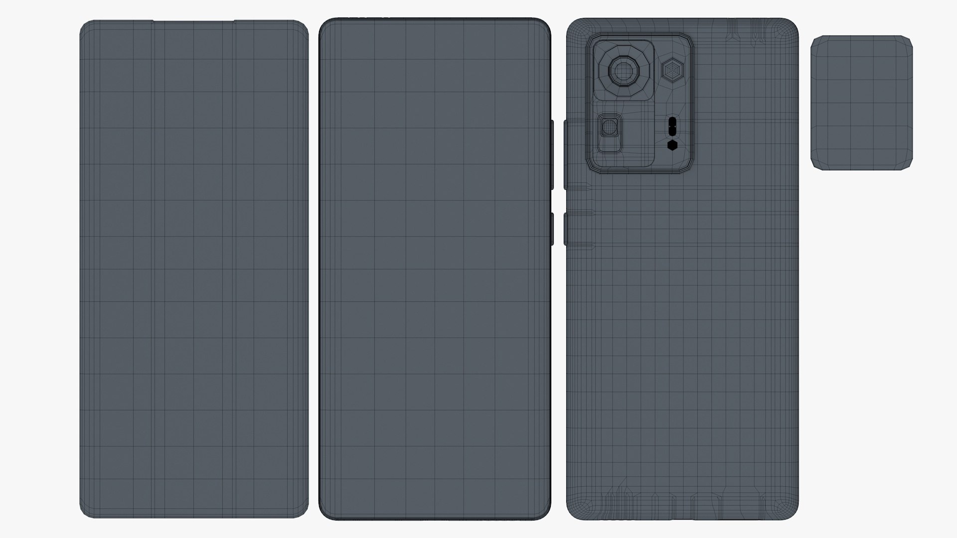 3D model Xiaomi Mi Mix 4 - TurboSquid 1777494