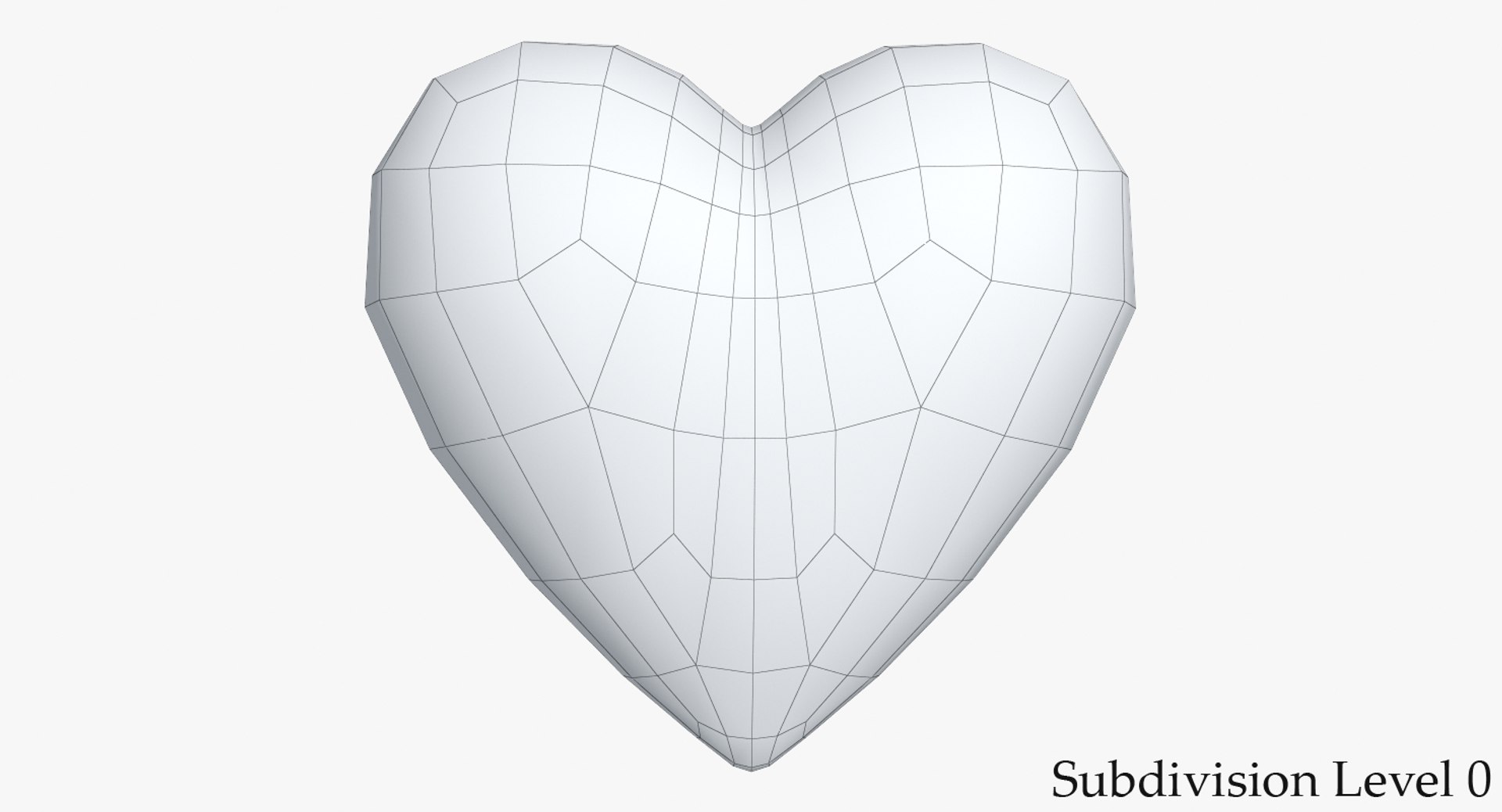 valentine heart 3d model