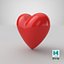 valentine heart 3d model