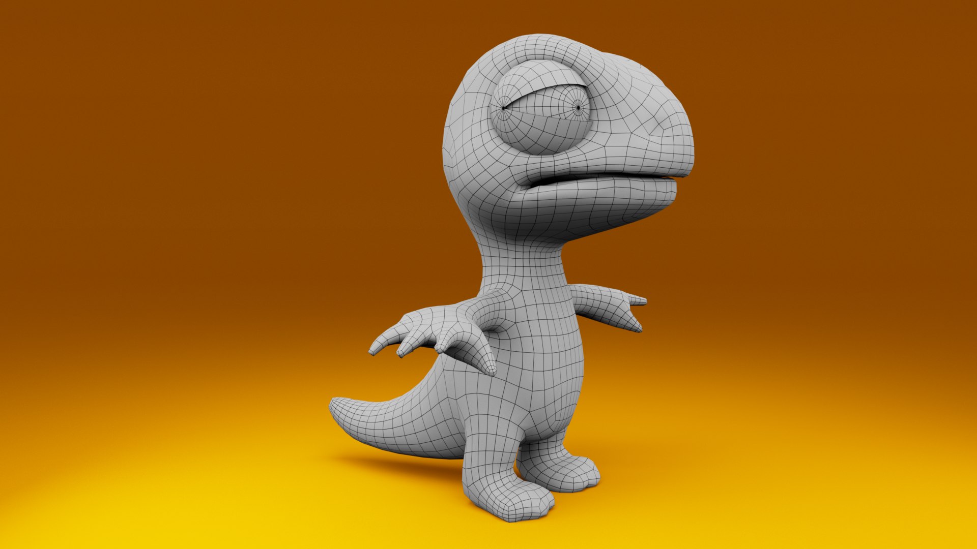Colorful Stylized Cartoon Chameleon 3D Model 3D Model - TurboSquid 2201125