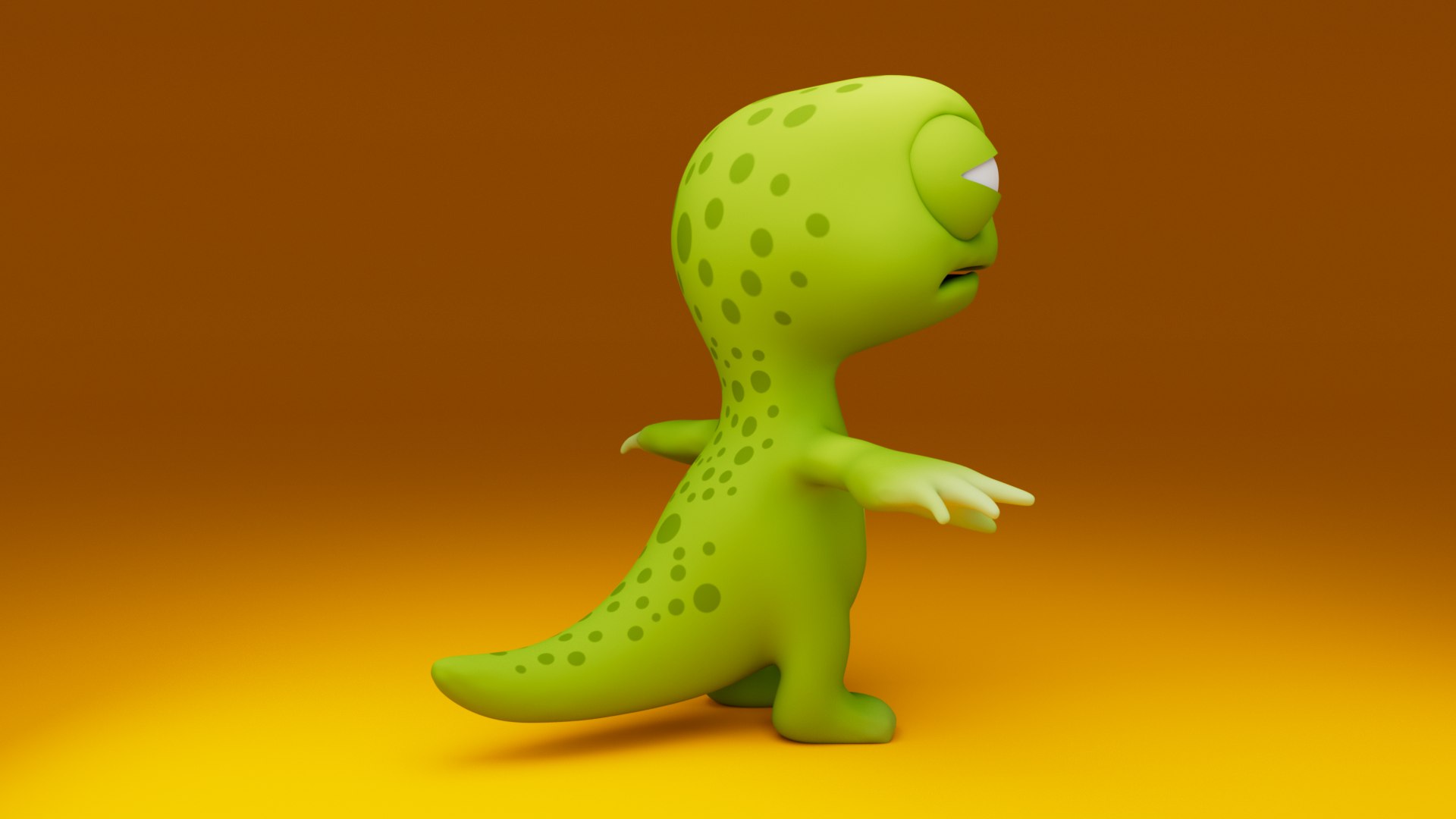 Colorful Stylized Cartoon Chameleon 3D Model 3D Model - TurboSquid 2201125
