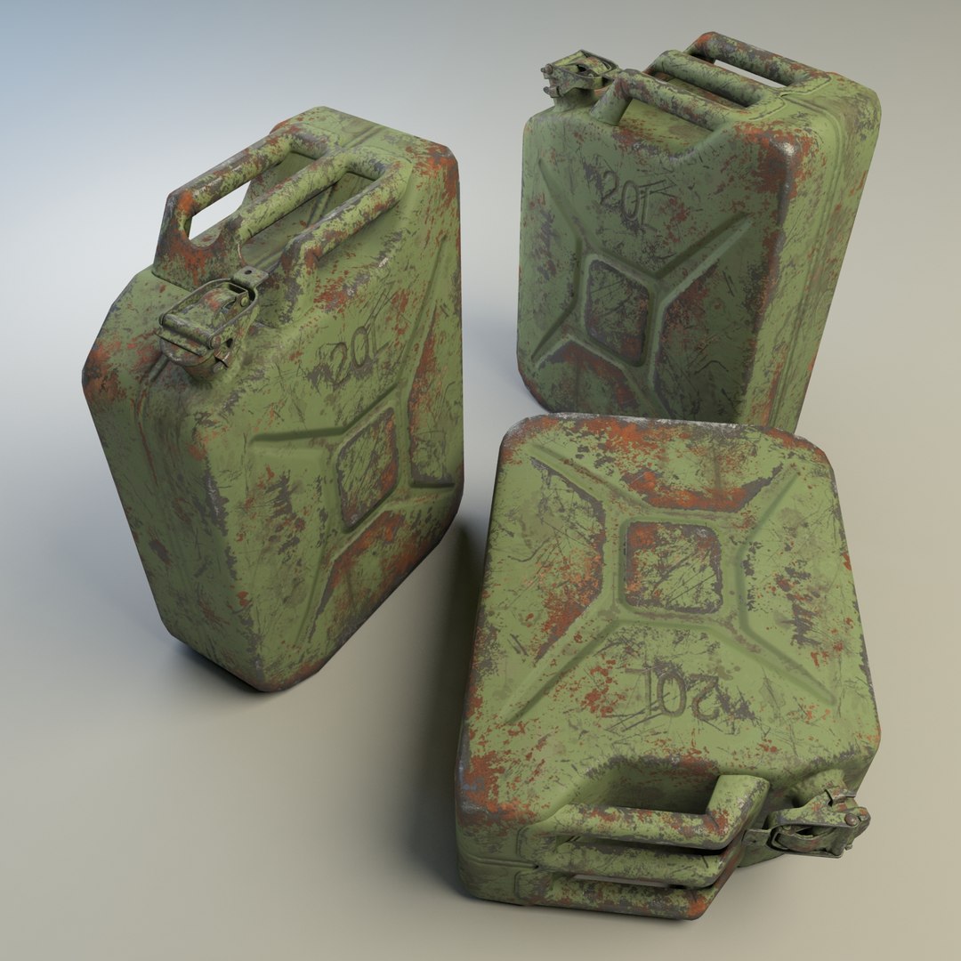 3D Jerrican Set - TurboSquid 1184301