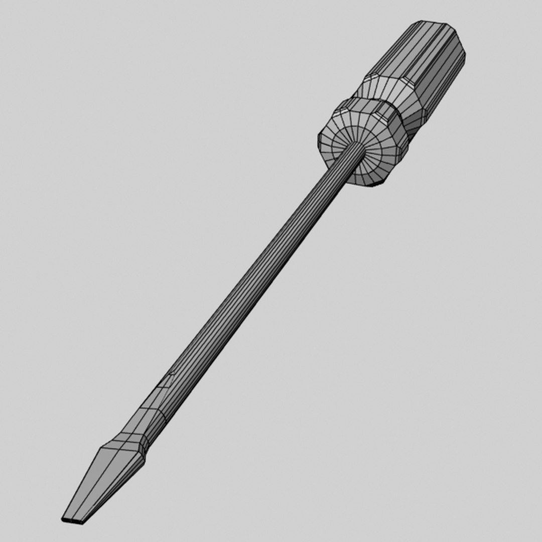 Screwdriver 3d Model