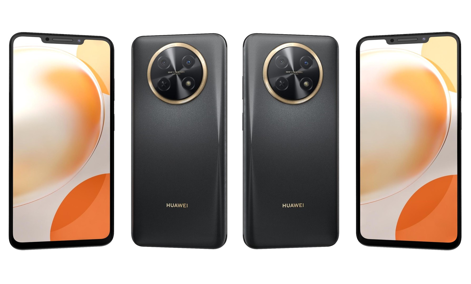 Huawei Nova Y91 Black And White 3D Model - TurboSquid 2093866