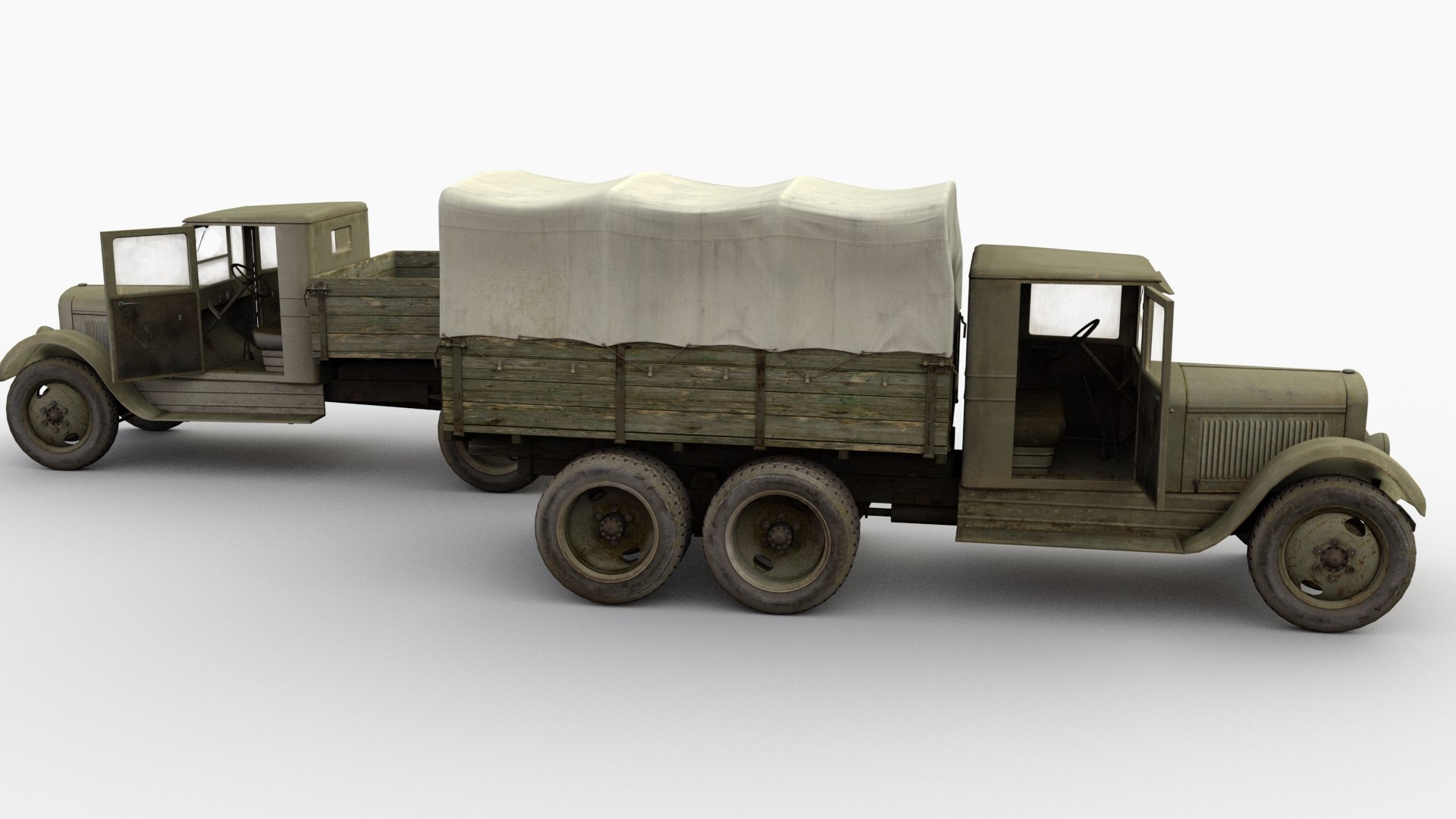 3D ZIS 5 Truck - TurboSquid 1968464