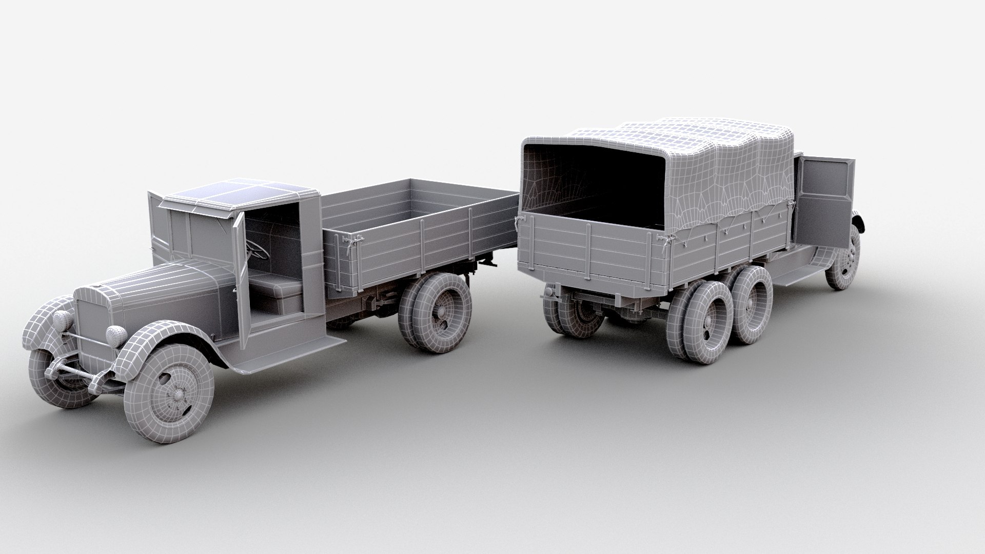 3D ZIS 5 Truck - TurboSquid 1968464