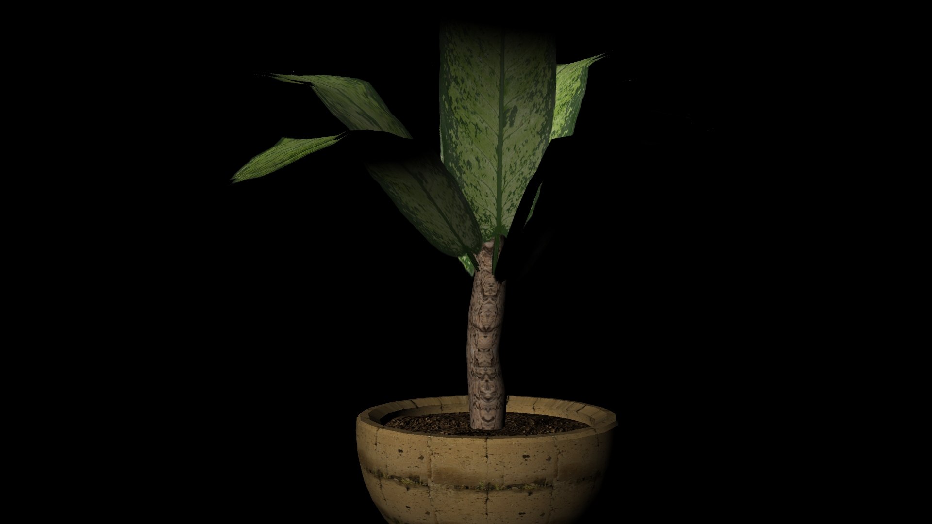 Tropical Plant Obj Free