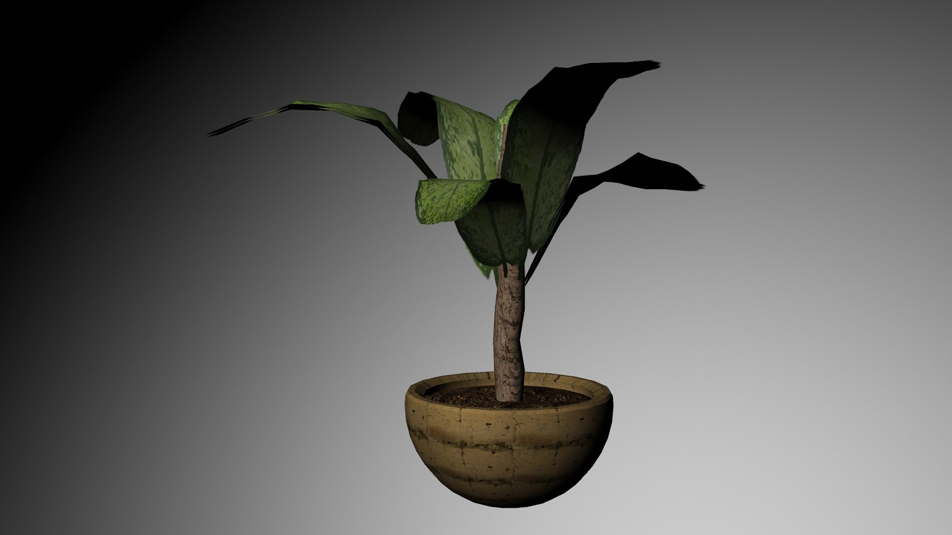 Tropical Plant Obj Free