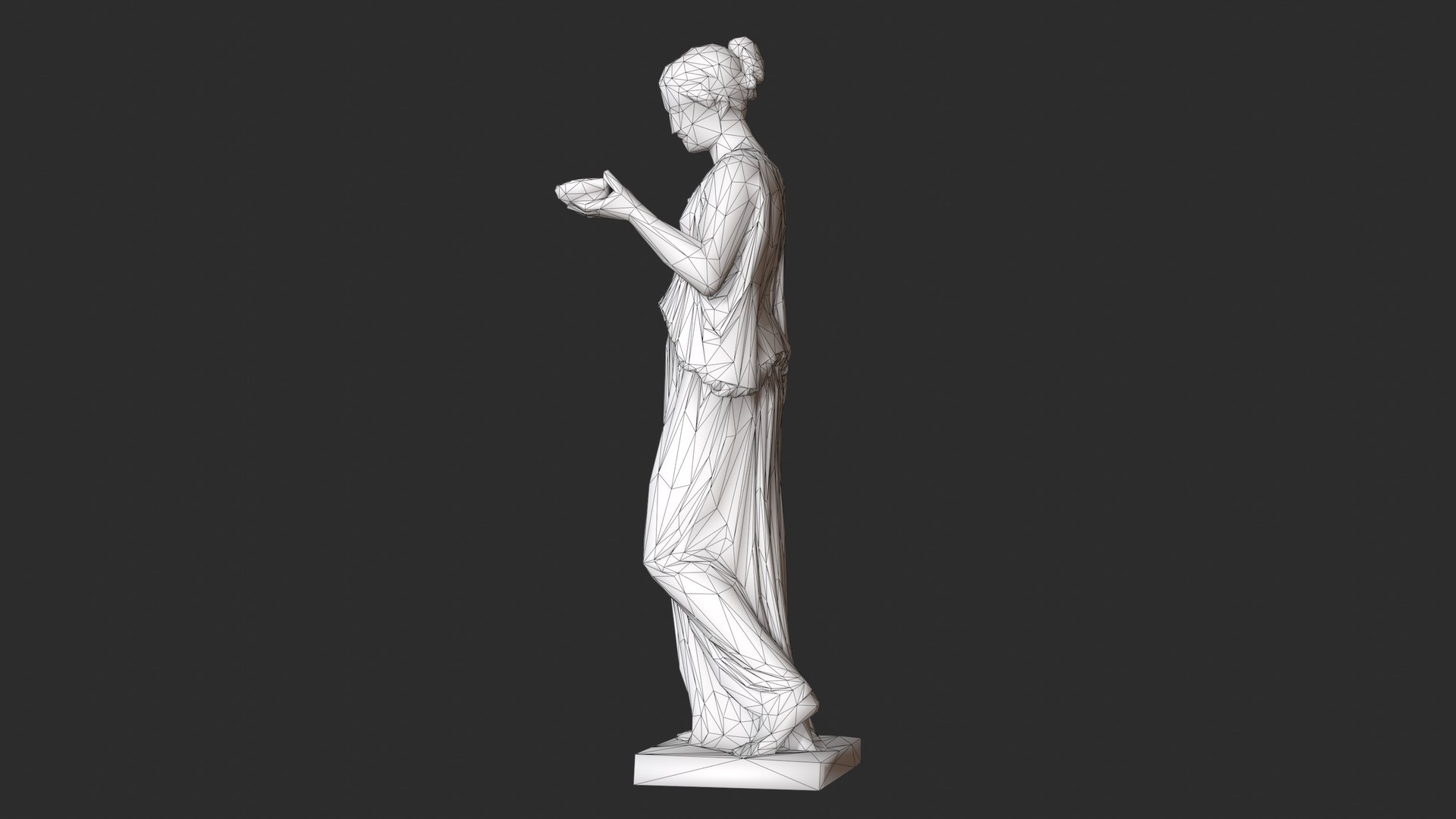 Hebe Statue - Bronze 3D Model - TurboSquid 2244607