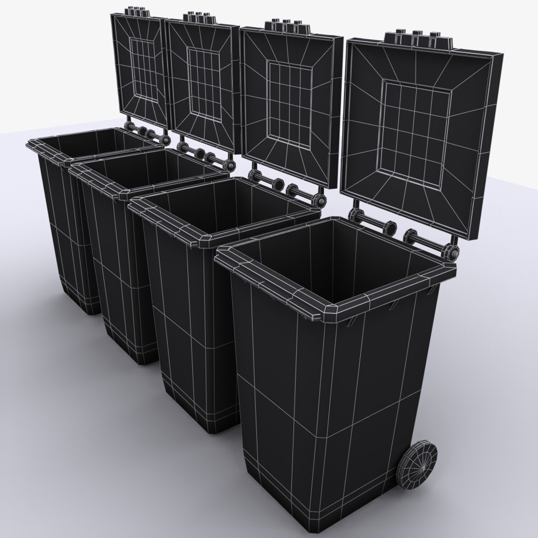 container garbage 3d model