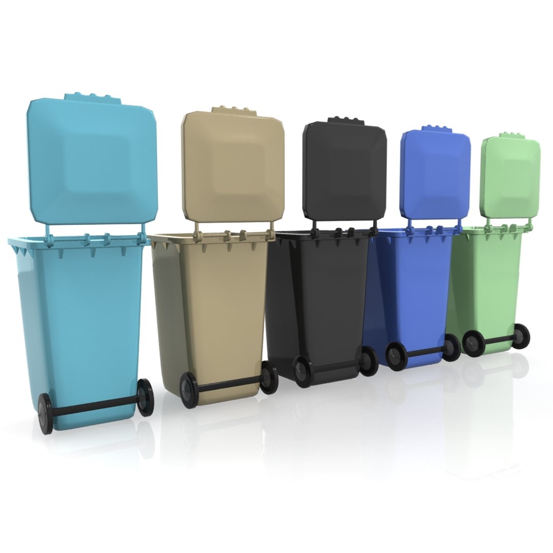 container garbage 3d model
