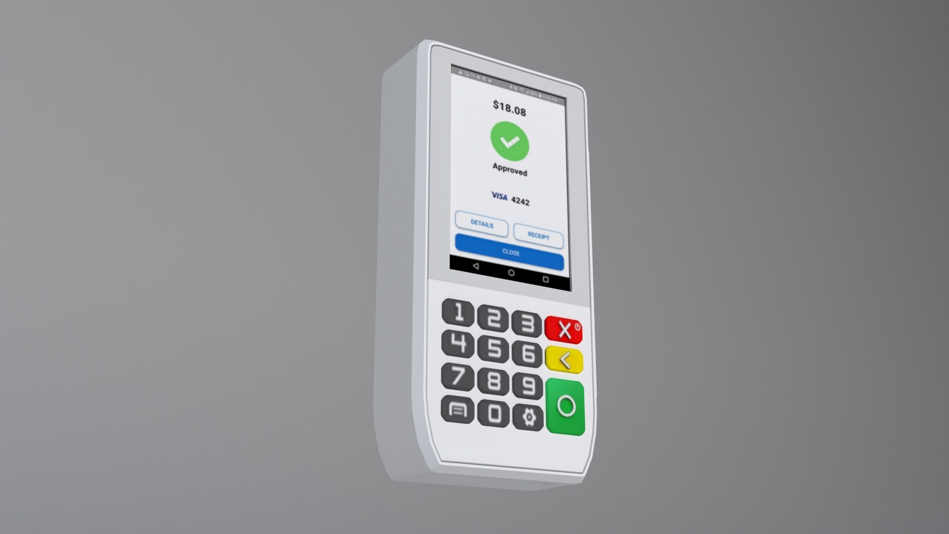 POS Machine Terminal 3D - TurboSquid 2128887