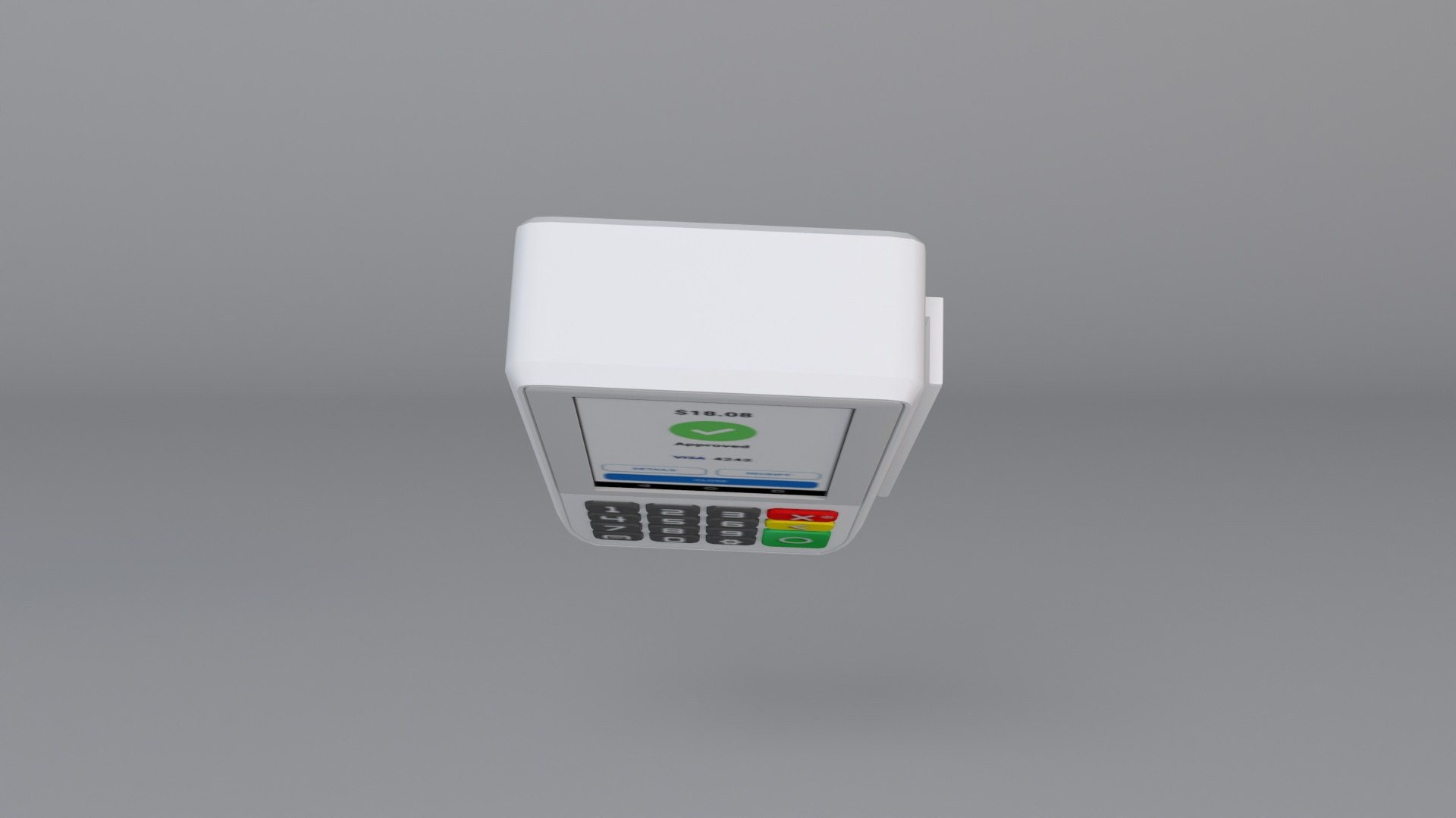 POS Machine Terminal 3D - TurboSquid 2128887