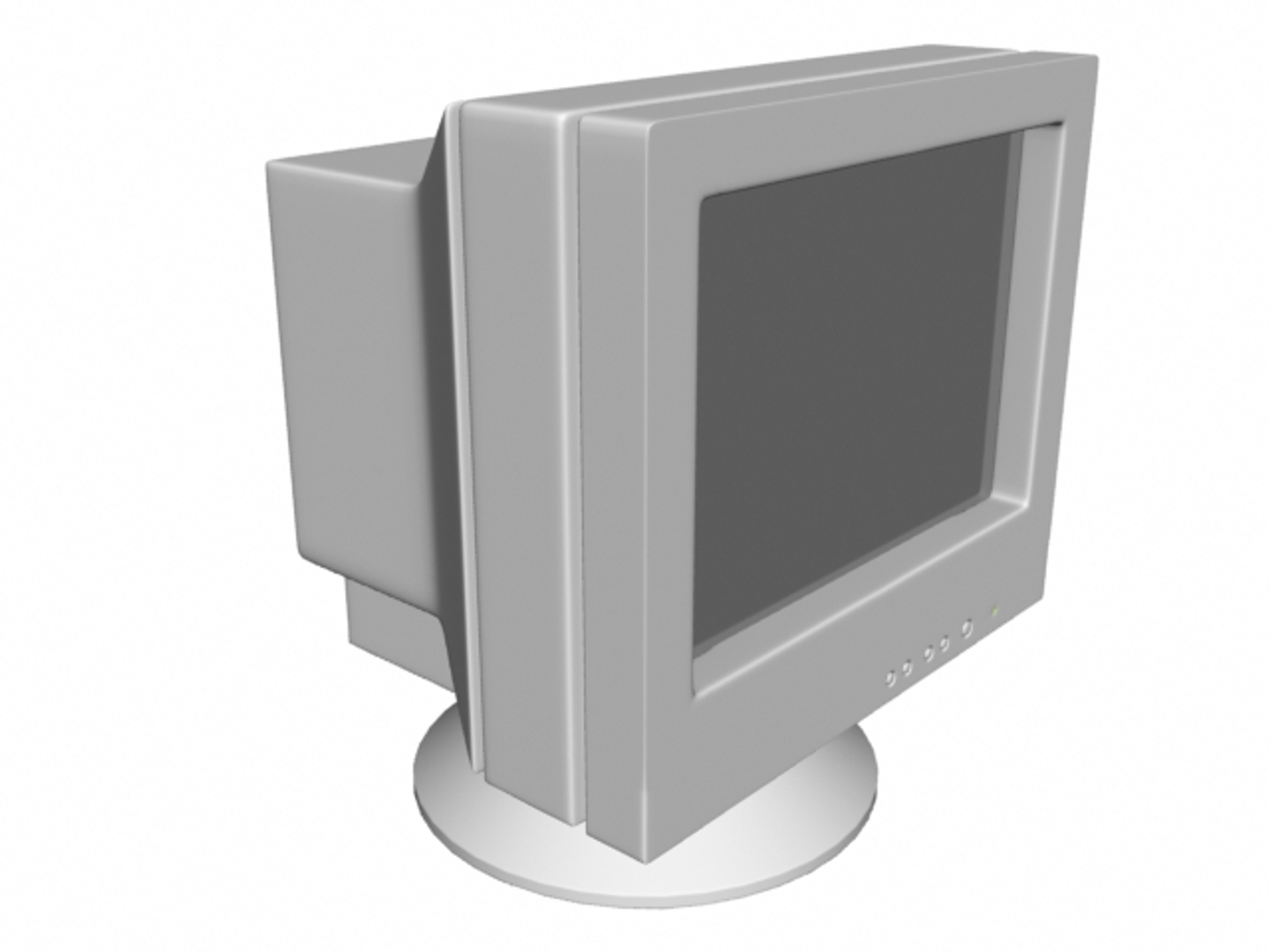 free computer monitor 3d model