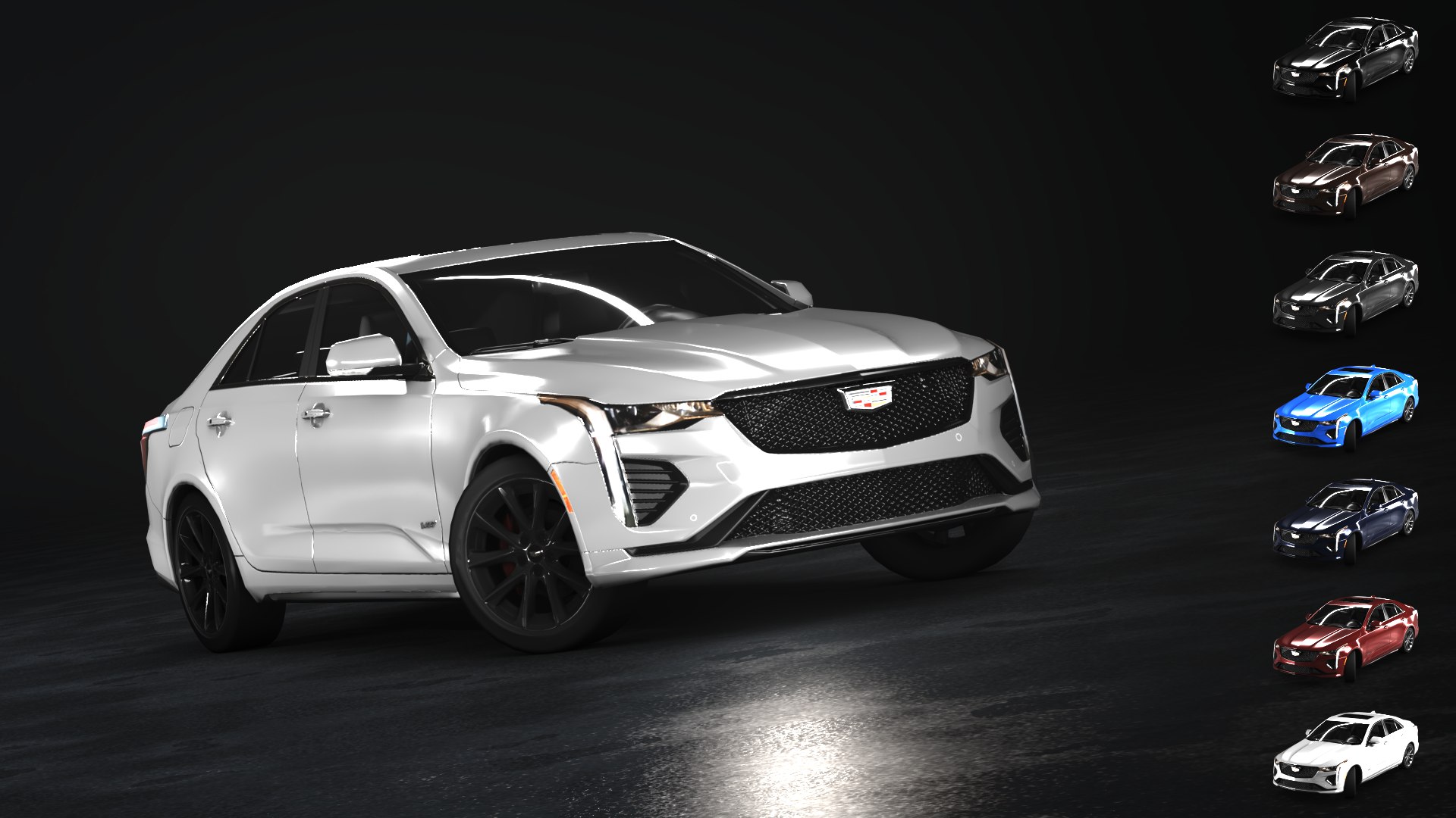 Cadillac CT4 V 2022 3D - TurboSquid 2196989