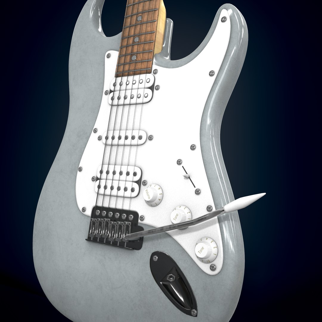 Electric Guitar Homage HEG-330 3D - TurboSquid 1783367