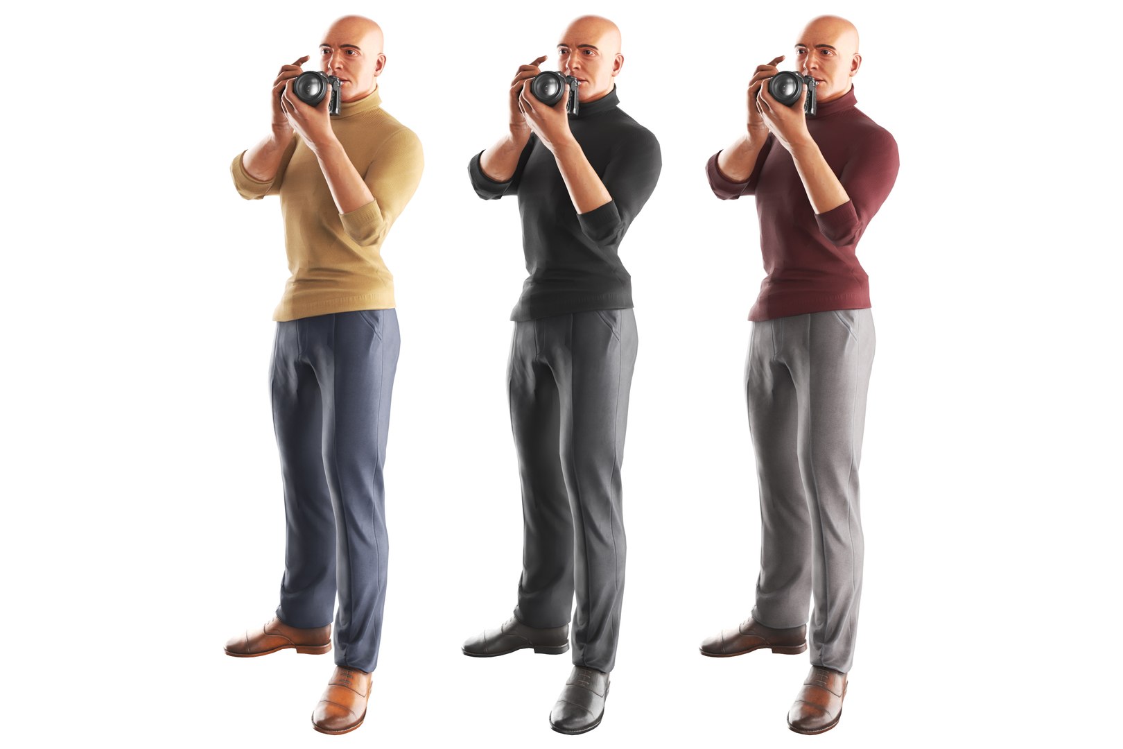 3D Richard Photographer 1 - TurboSquid 1857277