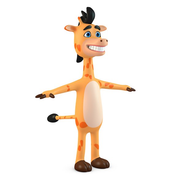 Cartoon Giraffe glTF Models for Download | TurboSquid
