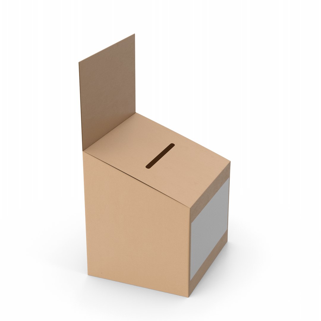 Vote Box 3D Model - TurboSquid 2171091