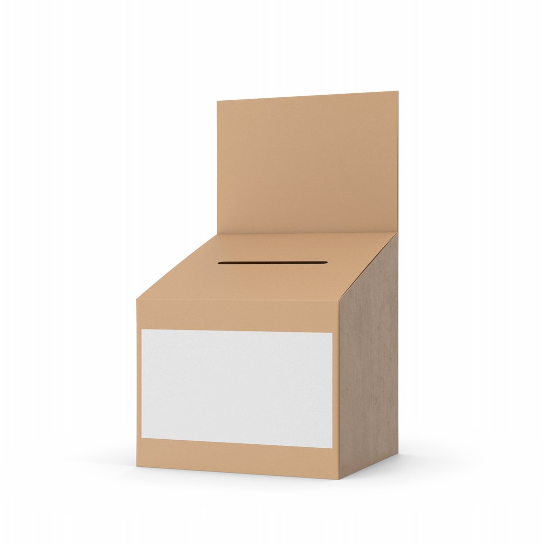 Vote Box 3D Model - TurboSquid 2171091