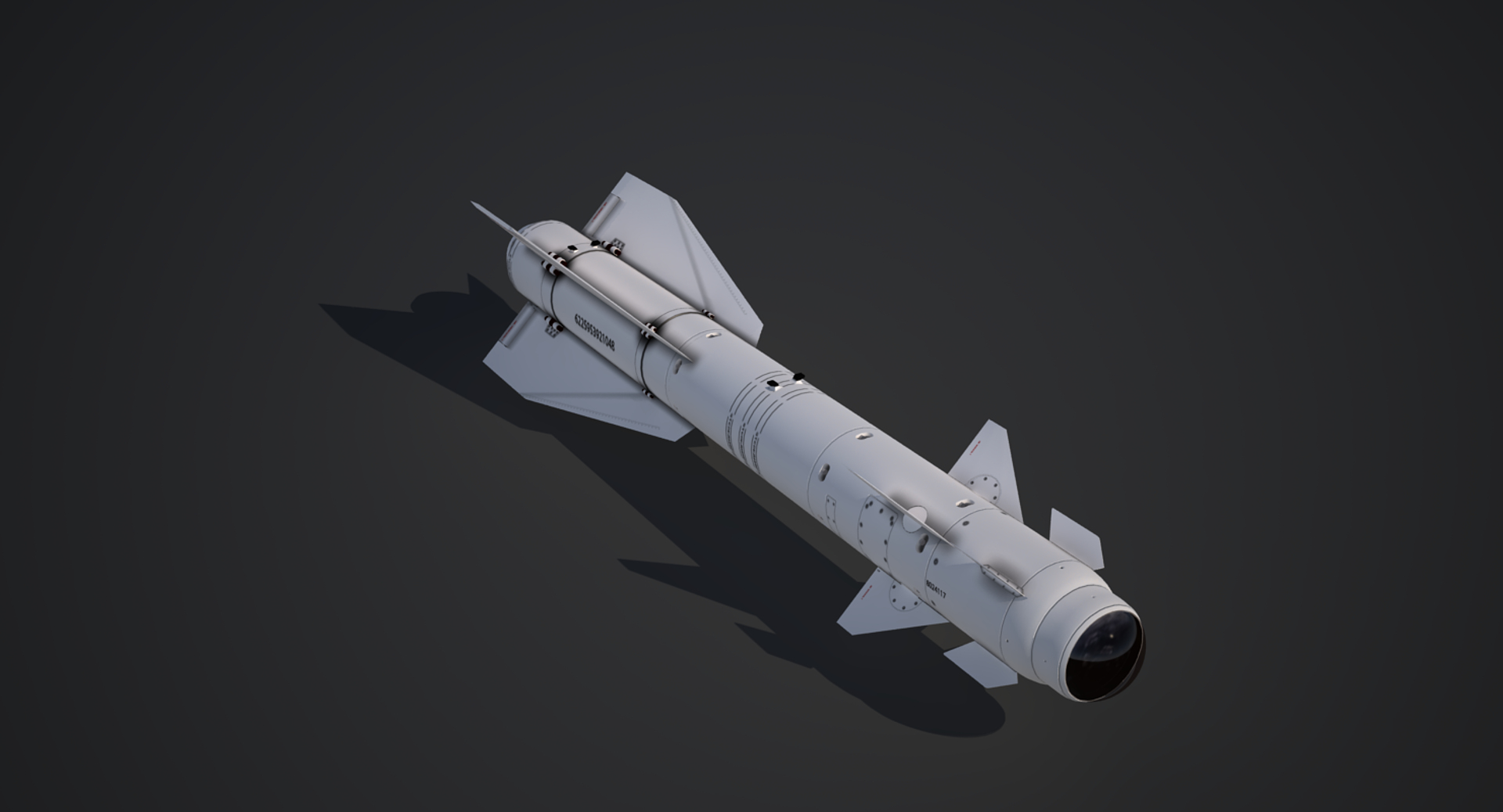 3d Model Russian Missile Kh-29t