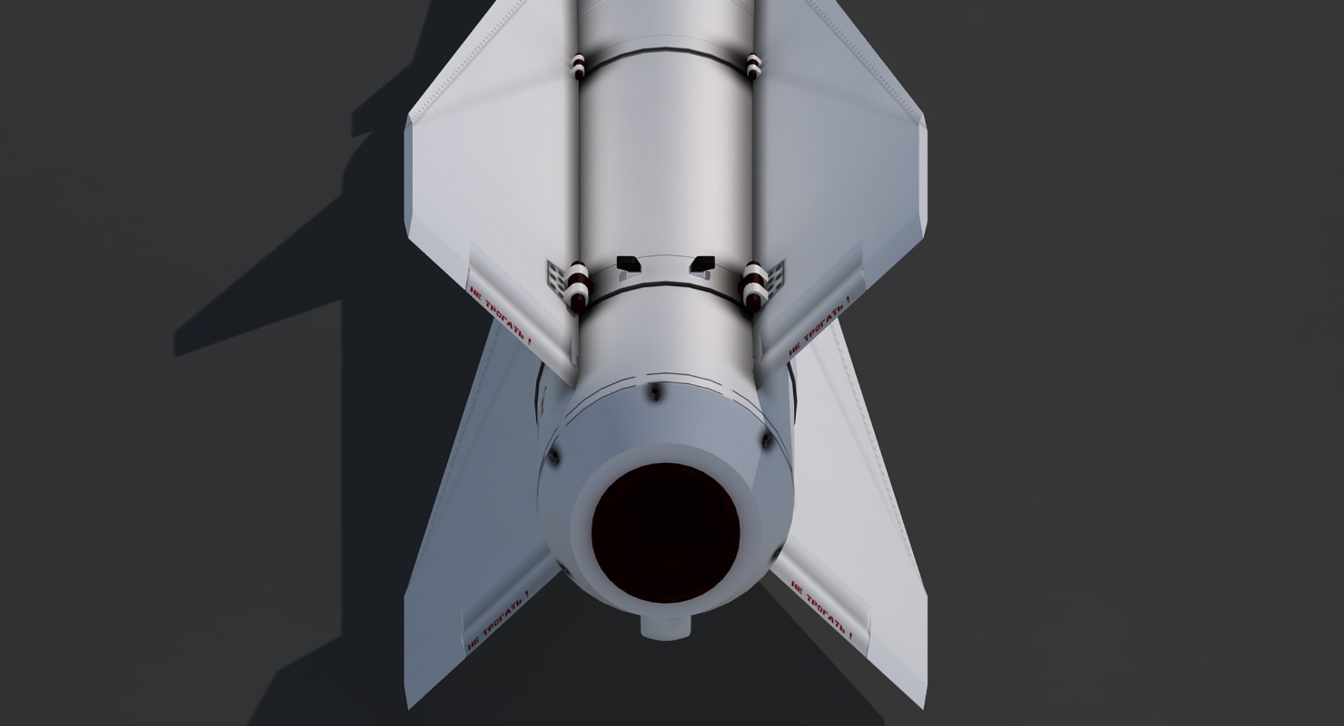 3d Model Russian Missile Kh-29t