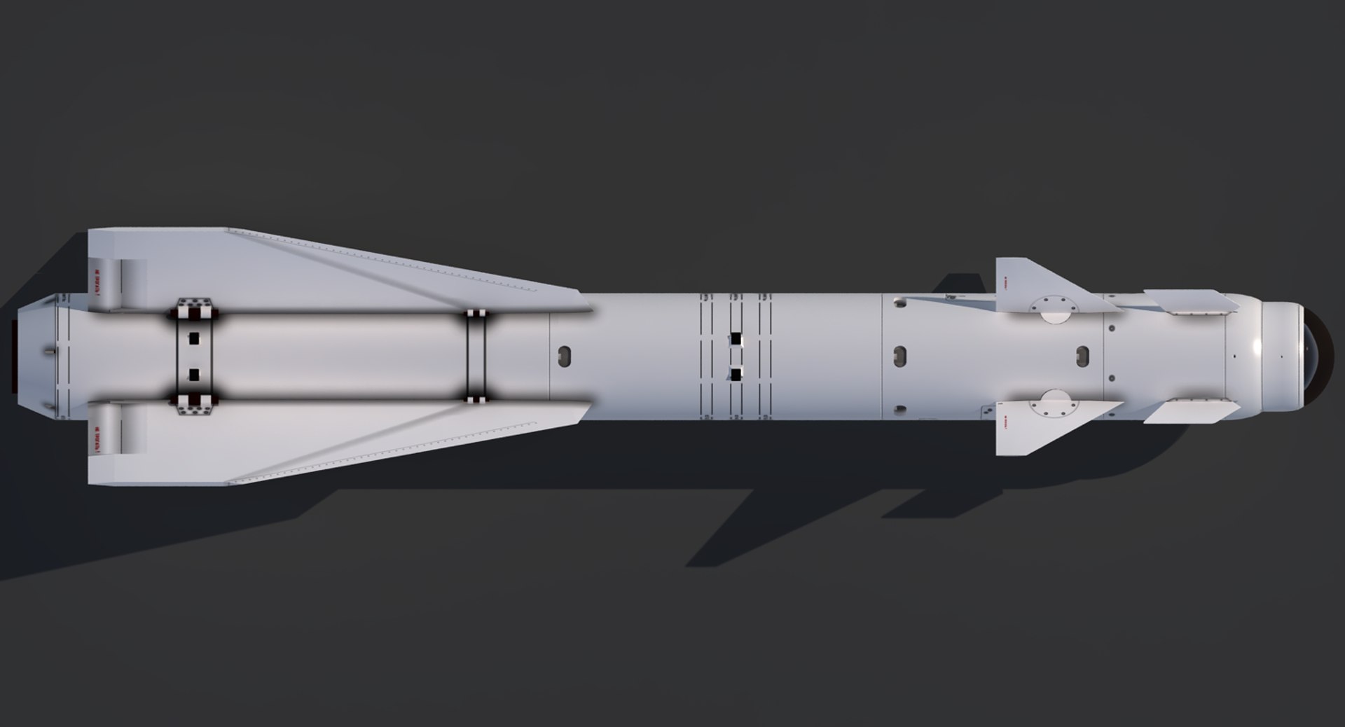 3d Model Russian Missile Kh-29t