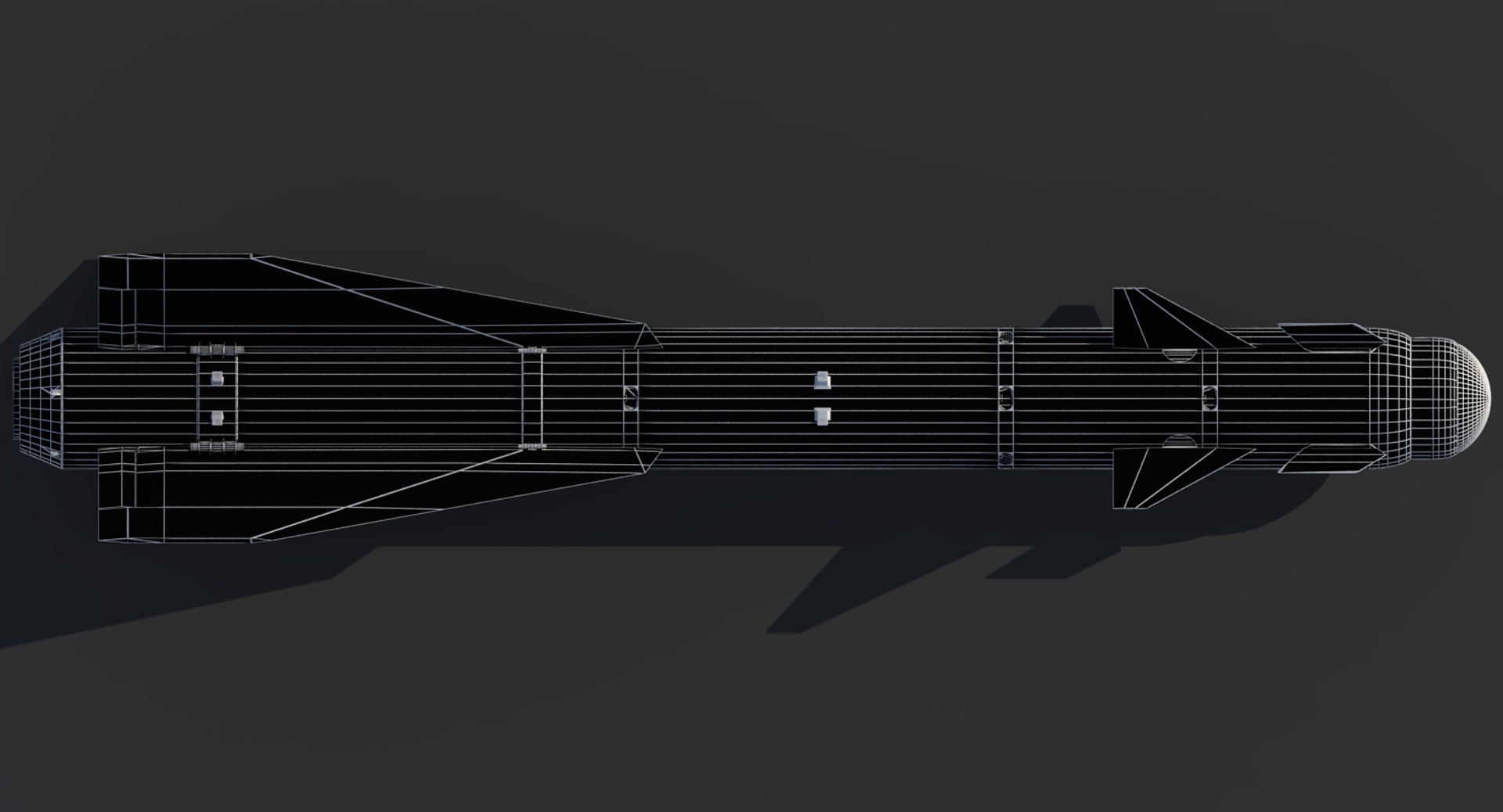 3d Model Russian Missile Kh-29t