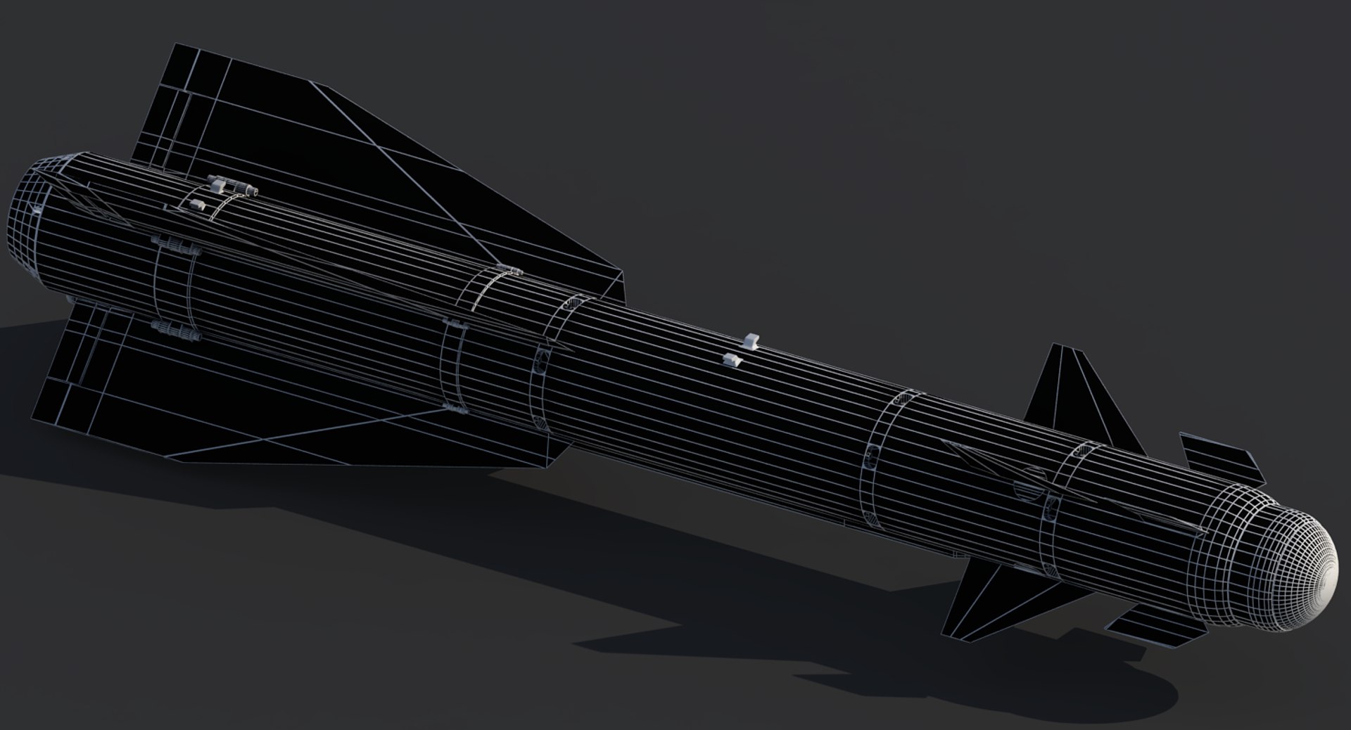 3d Model Russian Missile Kh-29t