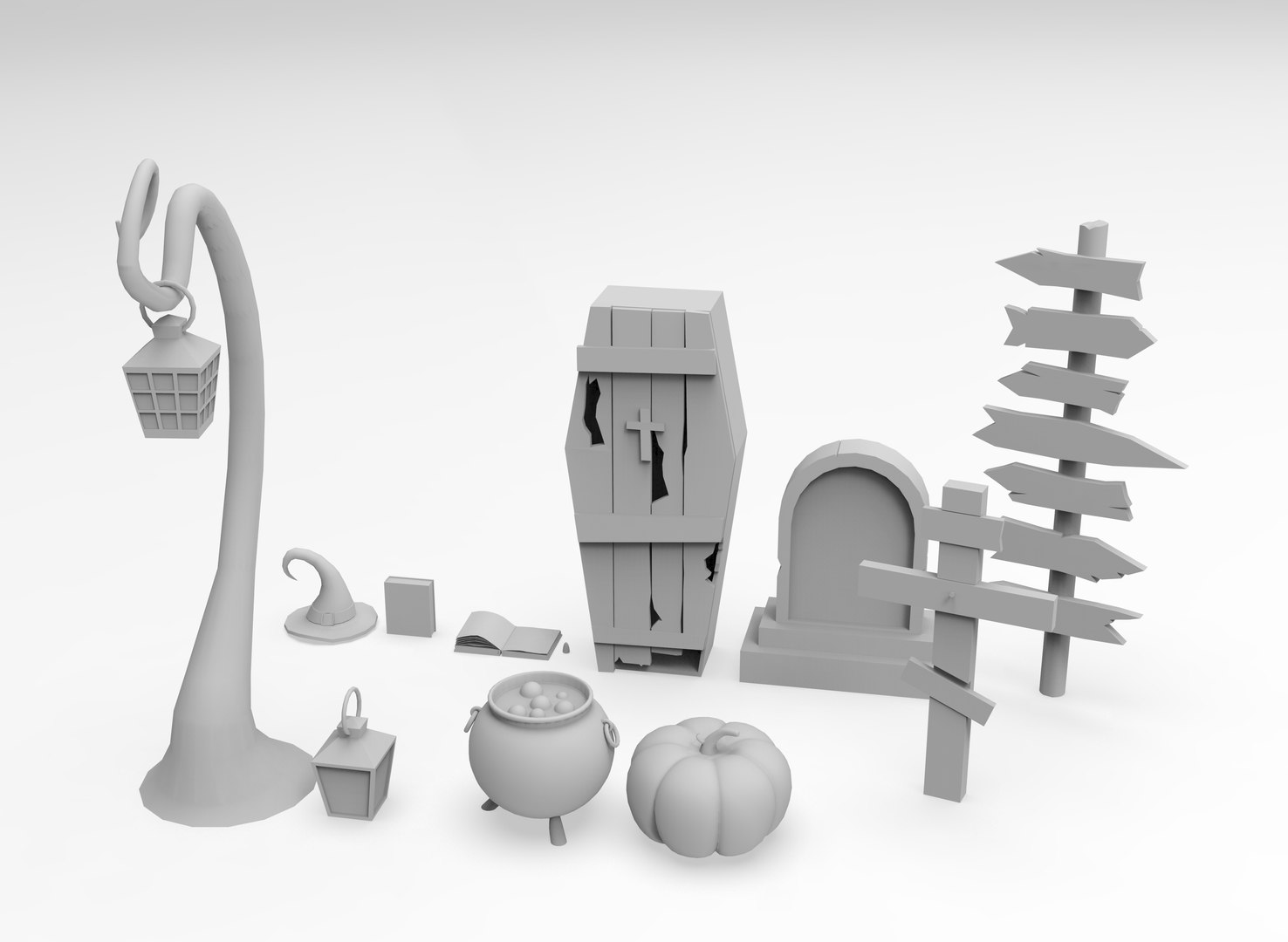 Halloween Pack 3D Model - TurboSquid 1794959