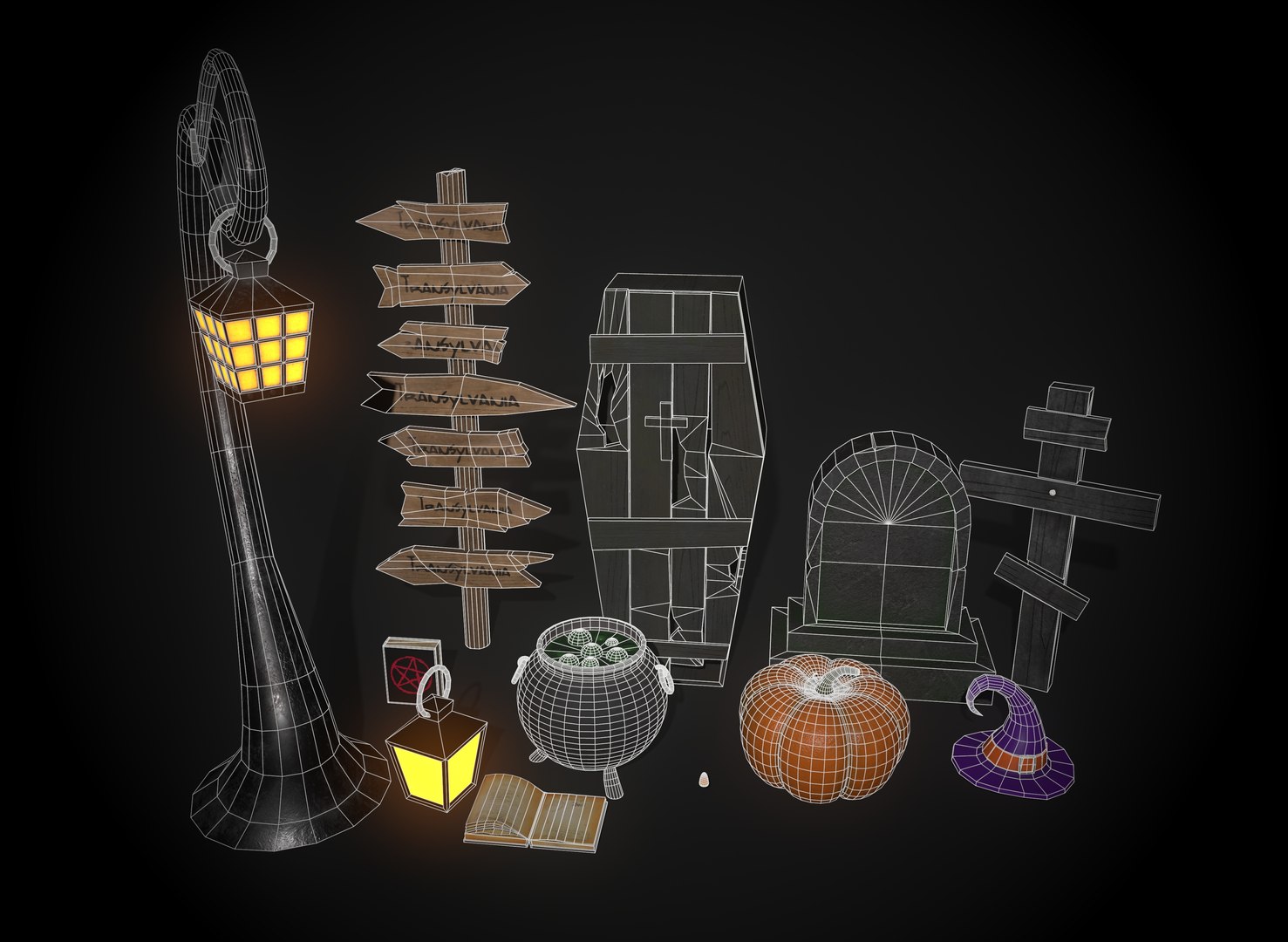 Halloween Pack 3D Model - TurboSquid 1794959