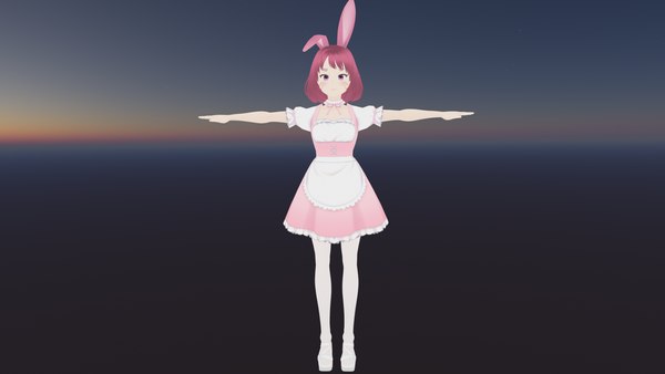 modelo 3d 20 lindos personajes de chicas anime DiamondPACK - TurboSquid ...