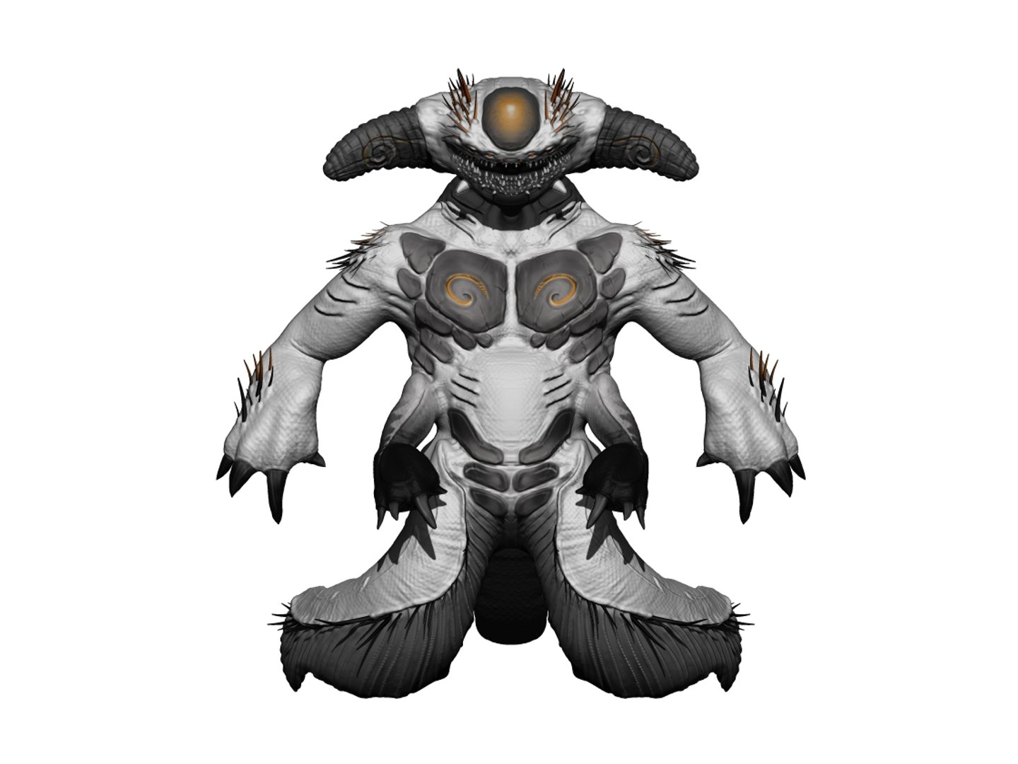 Sea monster 3D model - TurboSquid 1343116